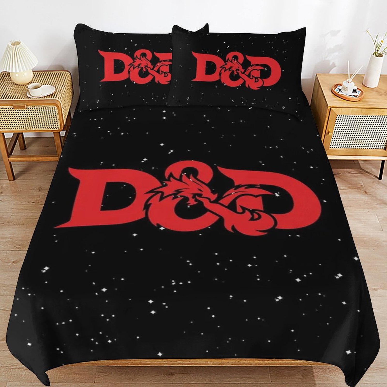 DND Dungeons And Dragons Bedding Set Anime Bedding Set Cartoon Duvet ...