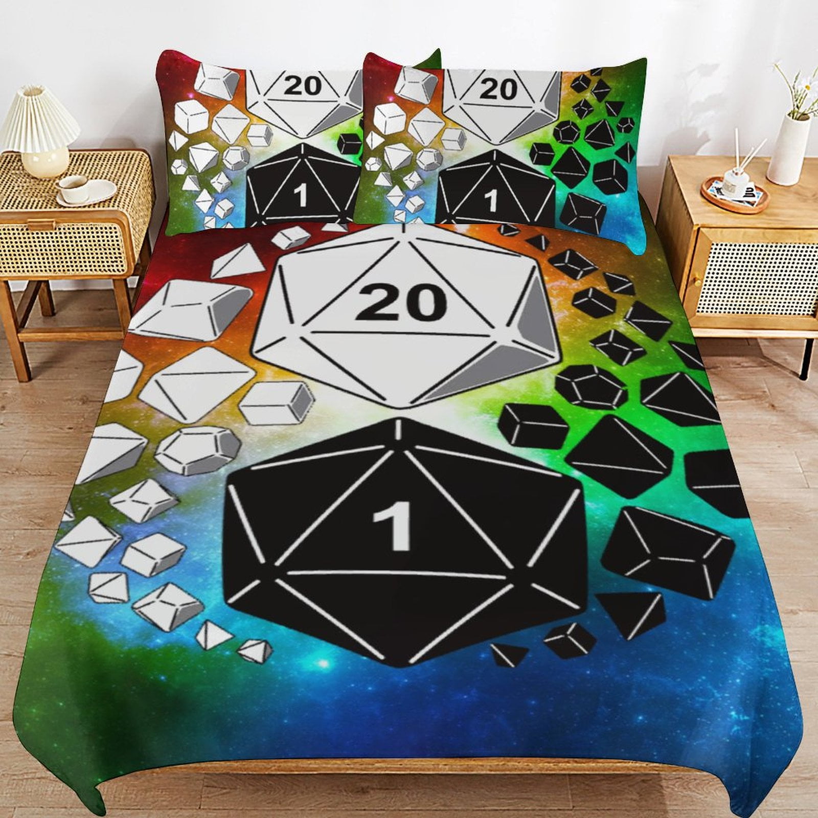 DND Dungeons And Dragons Bedding Set Anime Bedding Set Cartoon Duvet ...