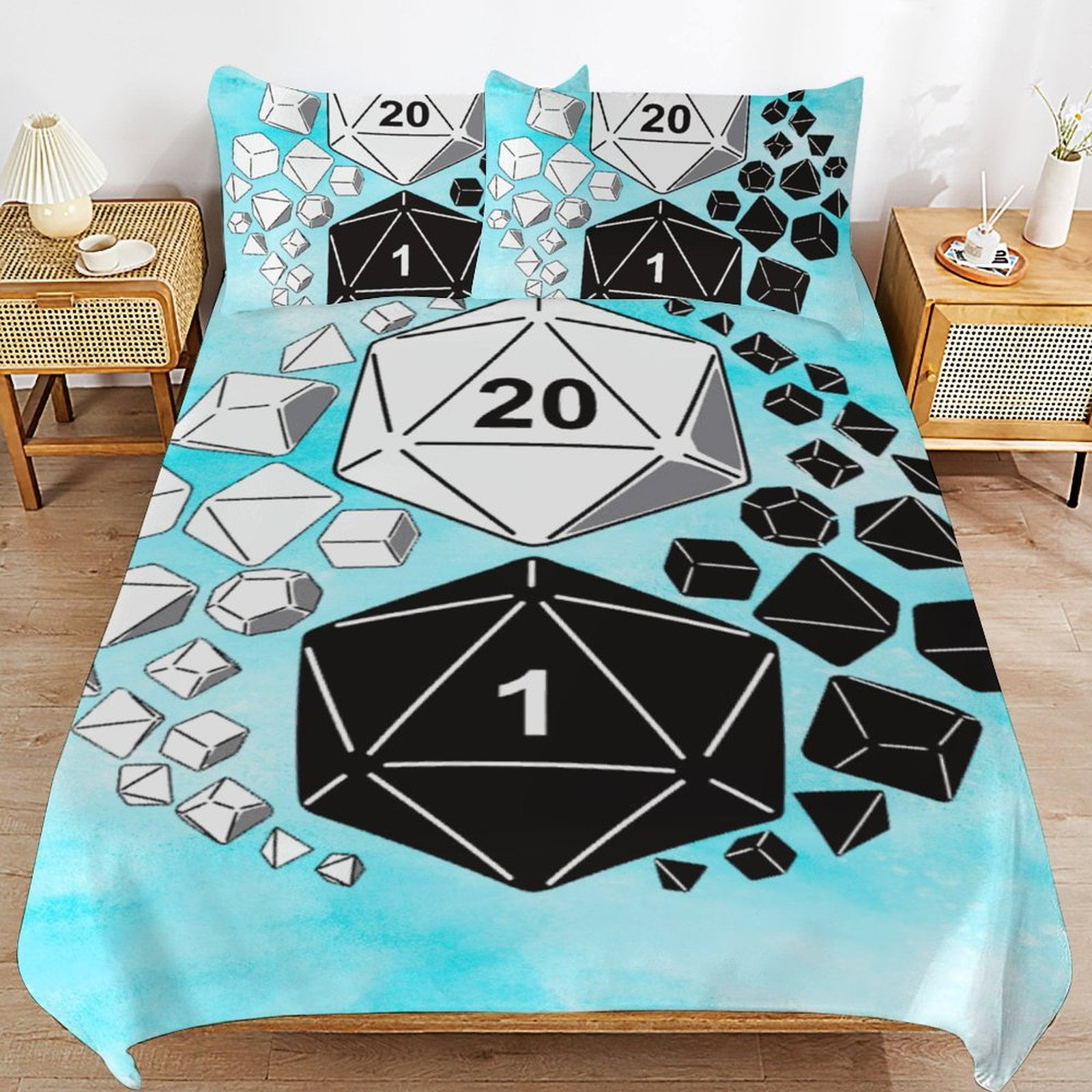 DND Dungeons And Dragons Bedding Set Anime Bedding Set Cartoon Duvet ...