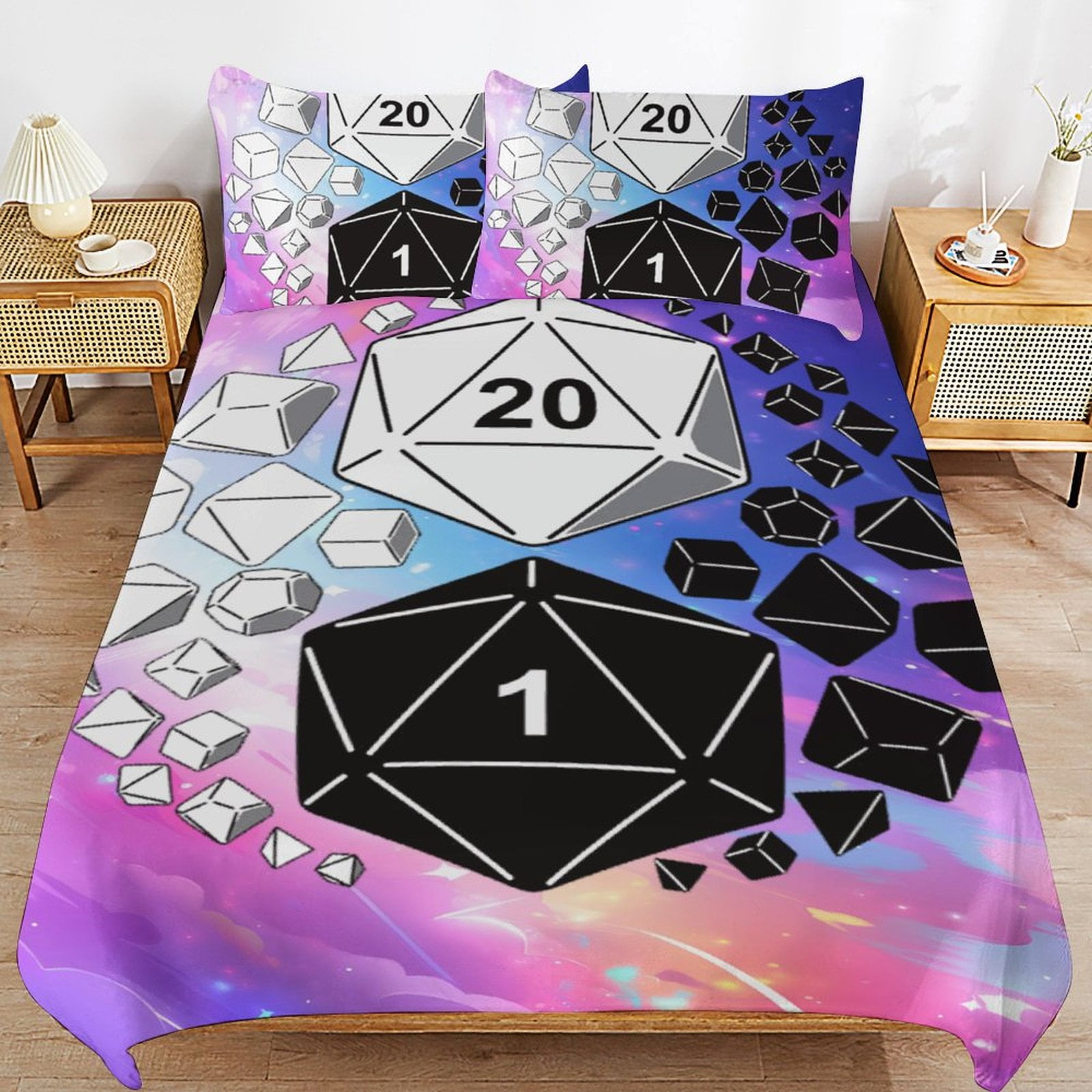 DND Dungeons And Dragons Bedding Set Anime Bedding Set Cartoon Duvet ...