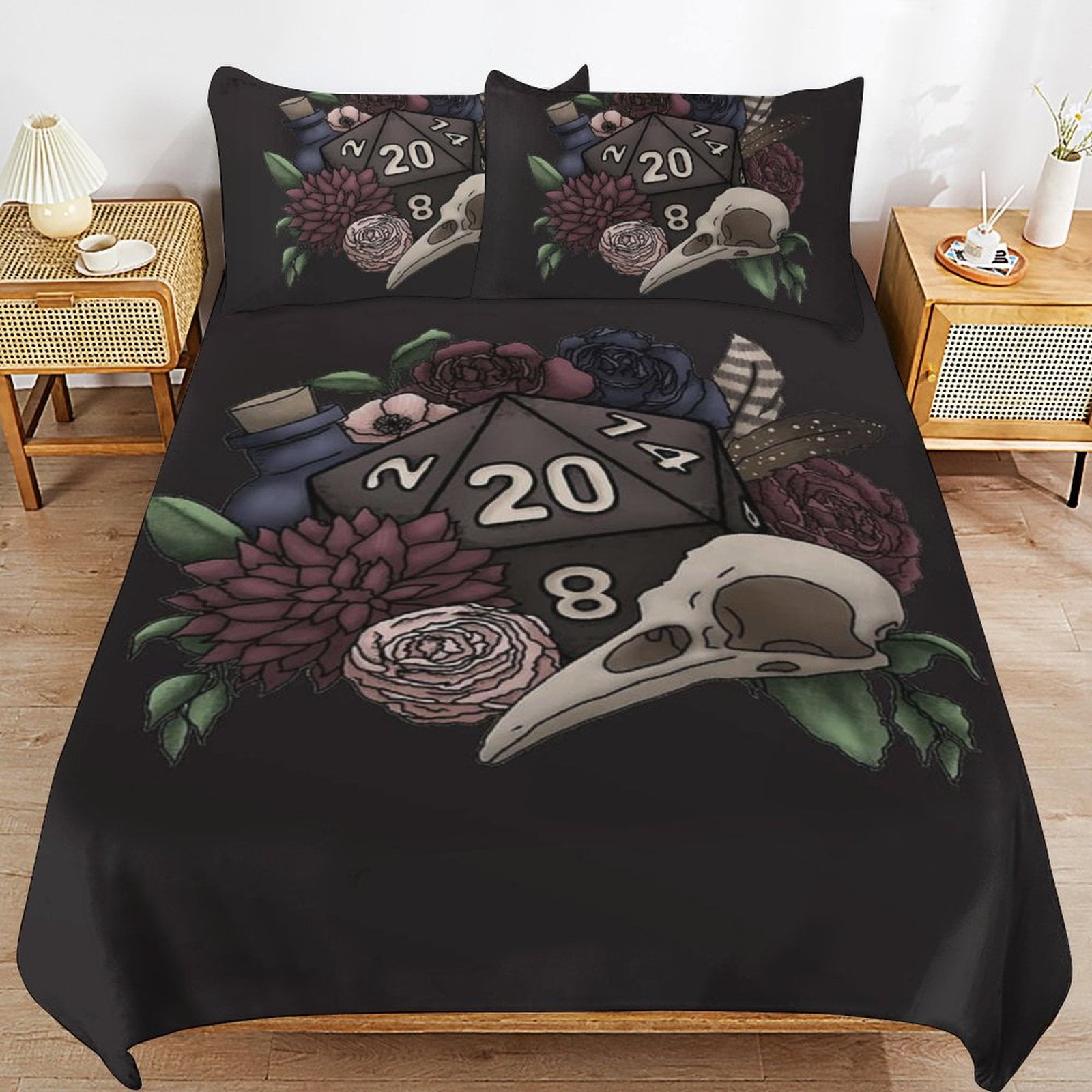 DND Dungeons And Dragons Bedding Set Anime Bedding Set Cartoon Duvet ...