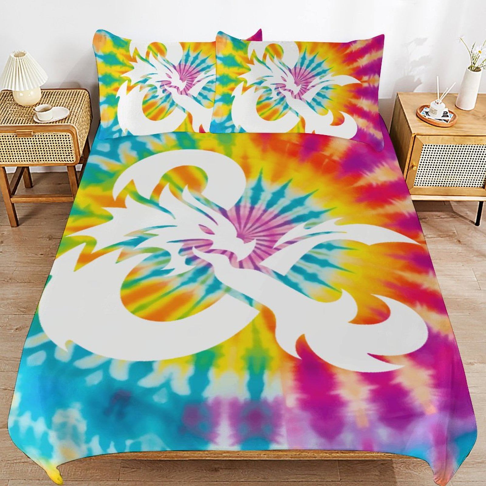 DND Dungeons And Dragons Bedding Set Anime Bedding Set Cartoon Duvet ...