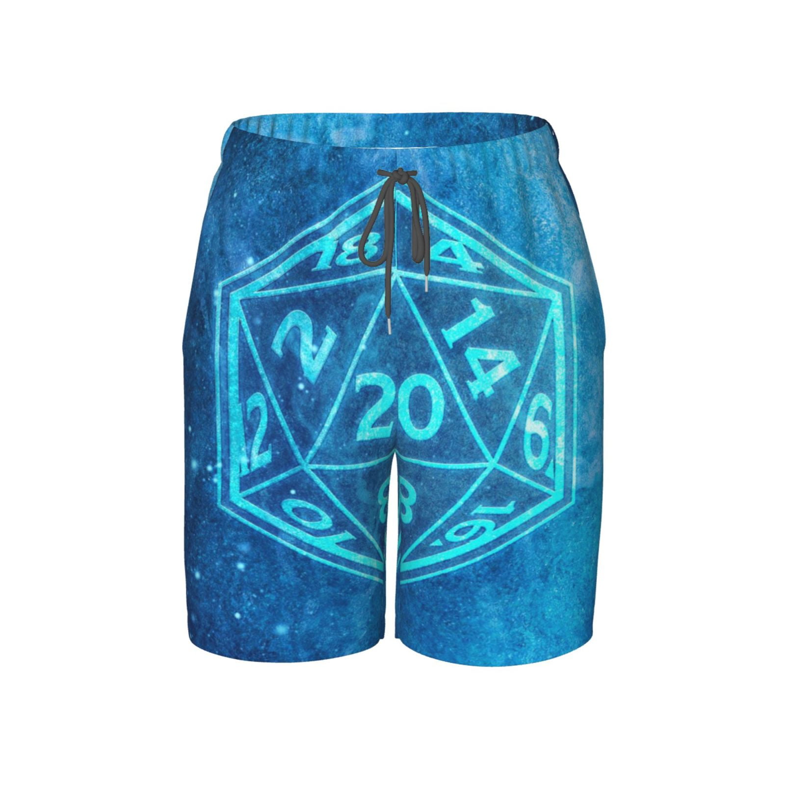 DND Dungeons And Dragons Boys Swim Trunks with Mesh Liner Bathing Suits ...