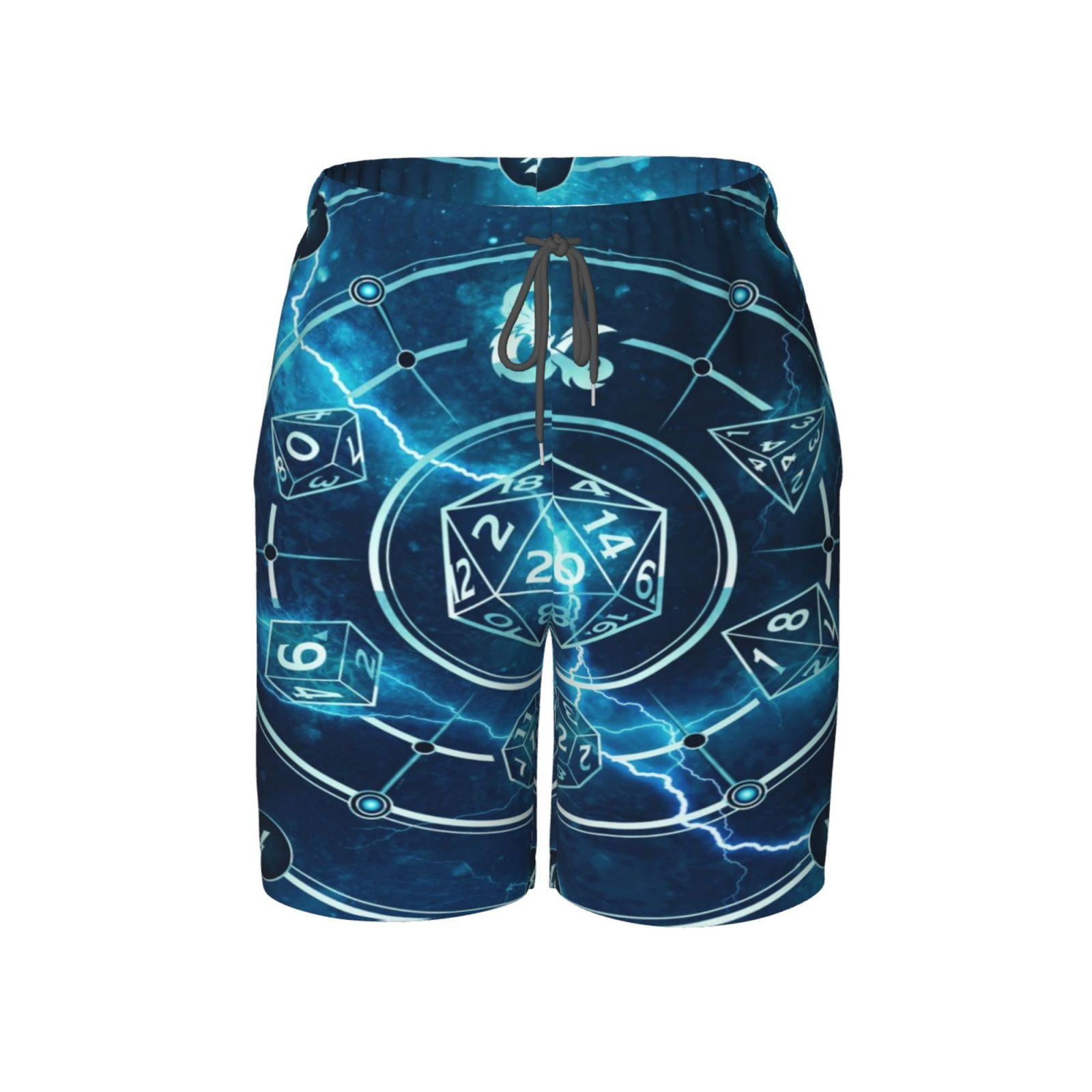 DND Dungeons And Dragons Boys Swim Trunks with Mesh Liner Bathing Suits ...