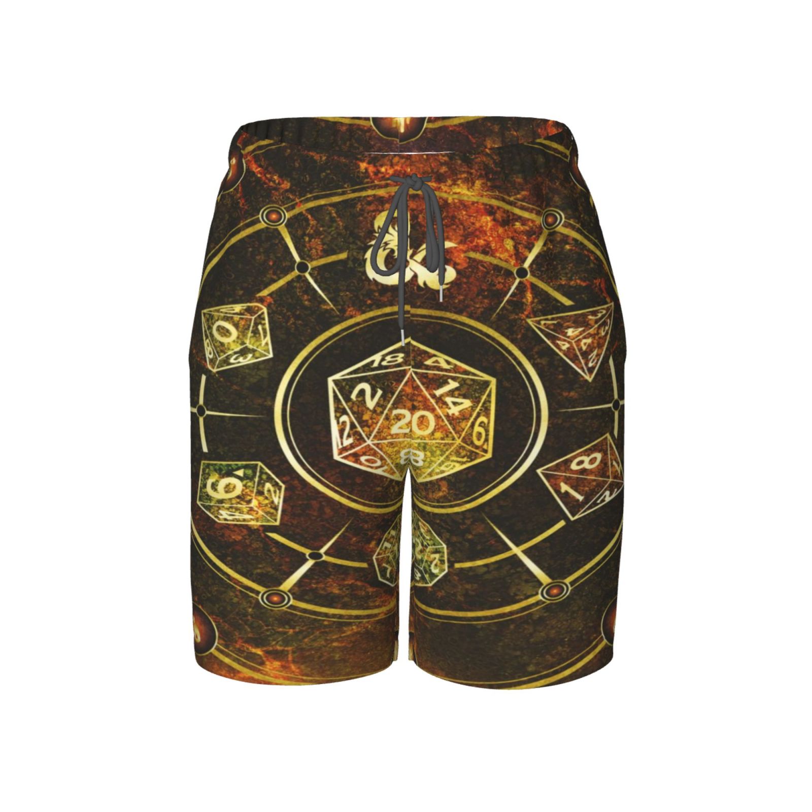 DND Dungeons And Dragons Boys Swim Trunks with Mesh Liner Bathing Suits ...