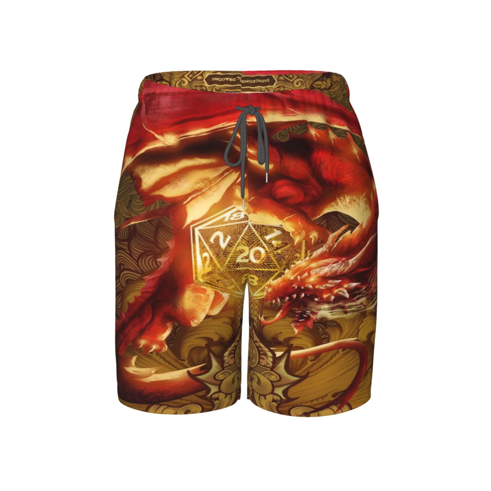 DND Dungeons And Dragons Boys Swim Trunks with Mesh Liner Bathing Suits ...