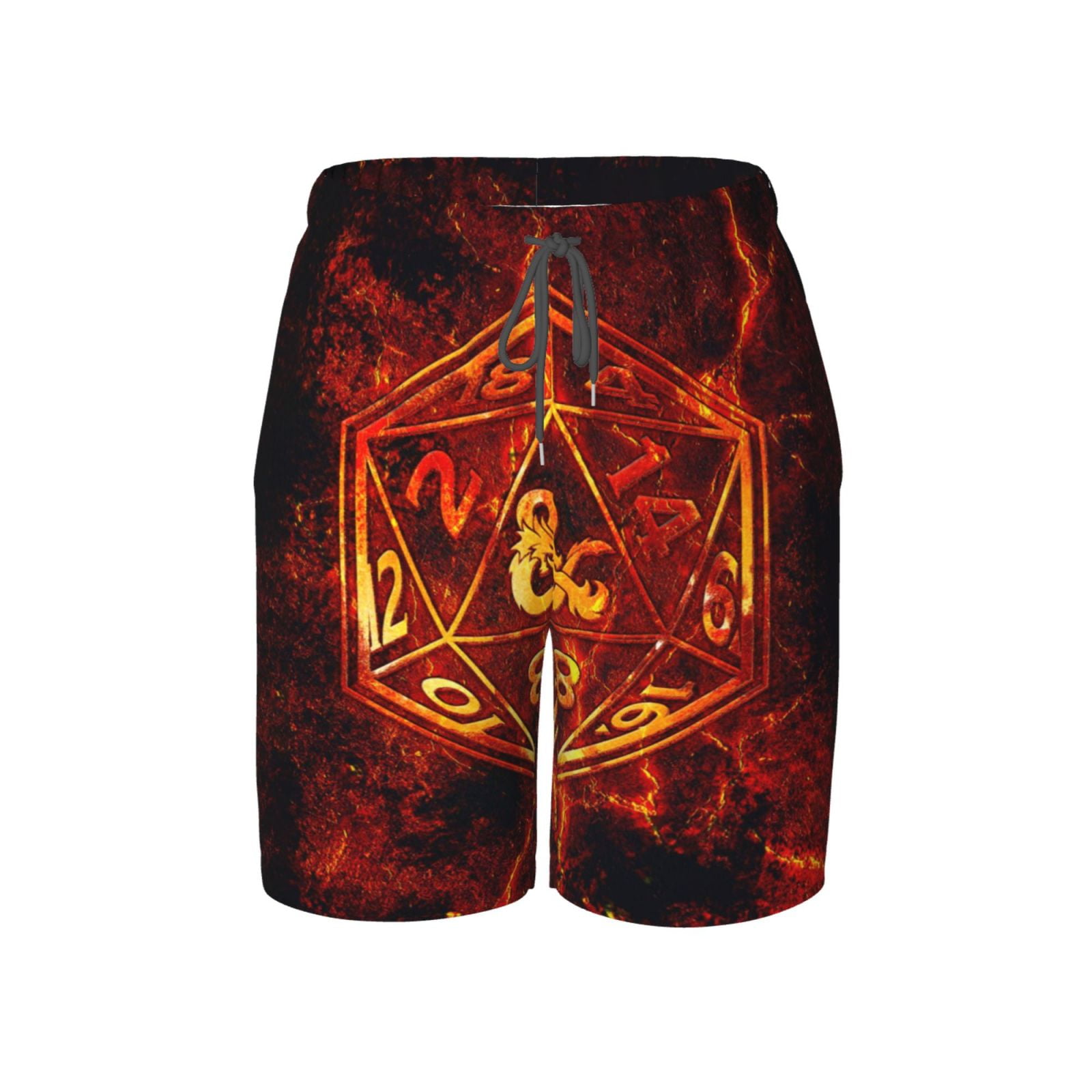 DND Dungeons And Dragons Boys Swim Trunks with Mesh Liner Bathing Suits ...