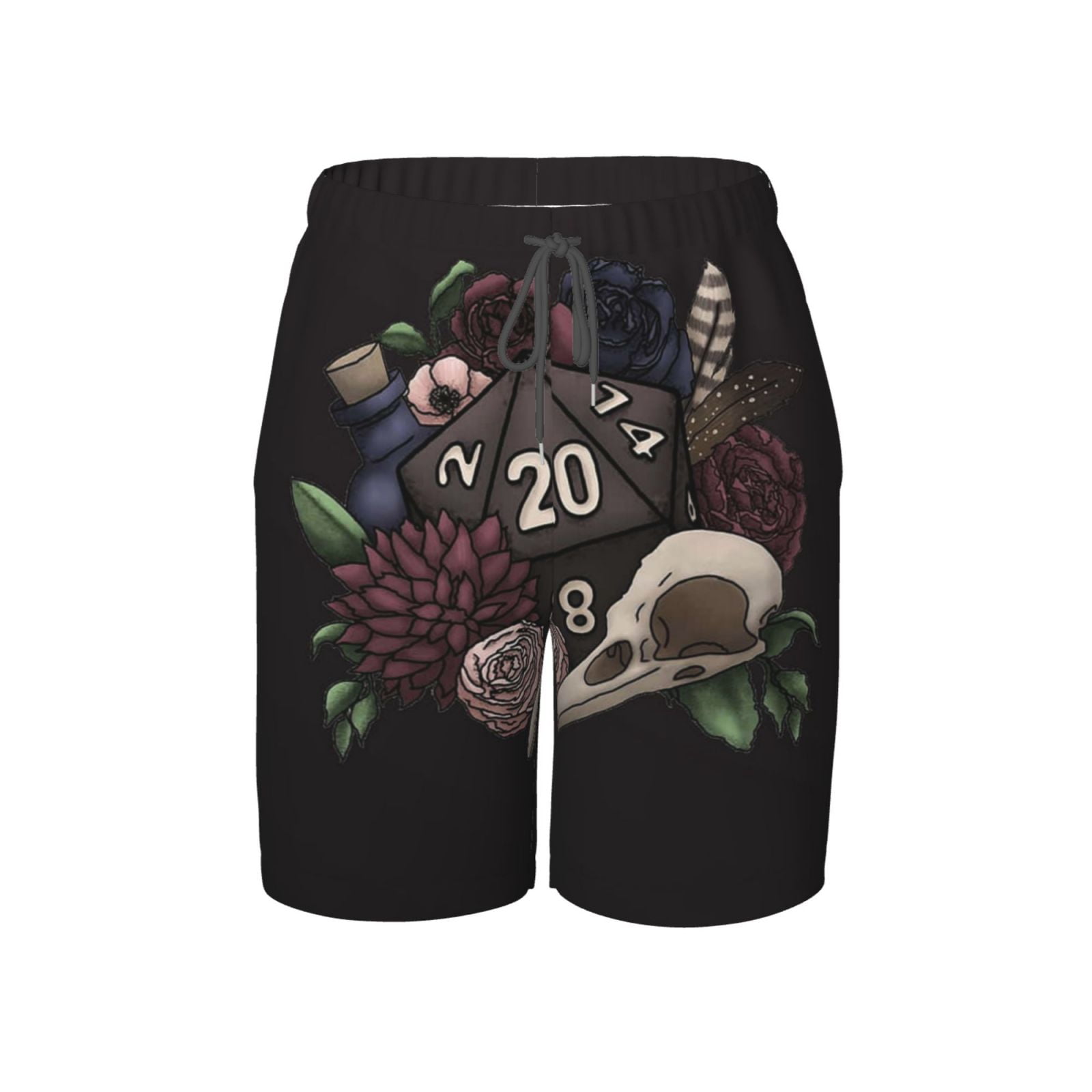 DND Dungeons And Dragons Boys Swim Trunks with Mesh Liner Bathing Suits ...