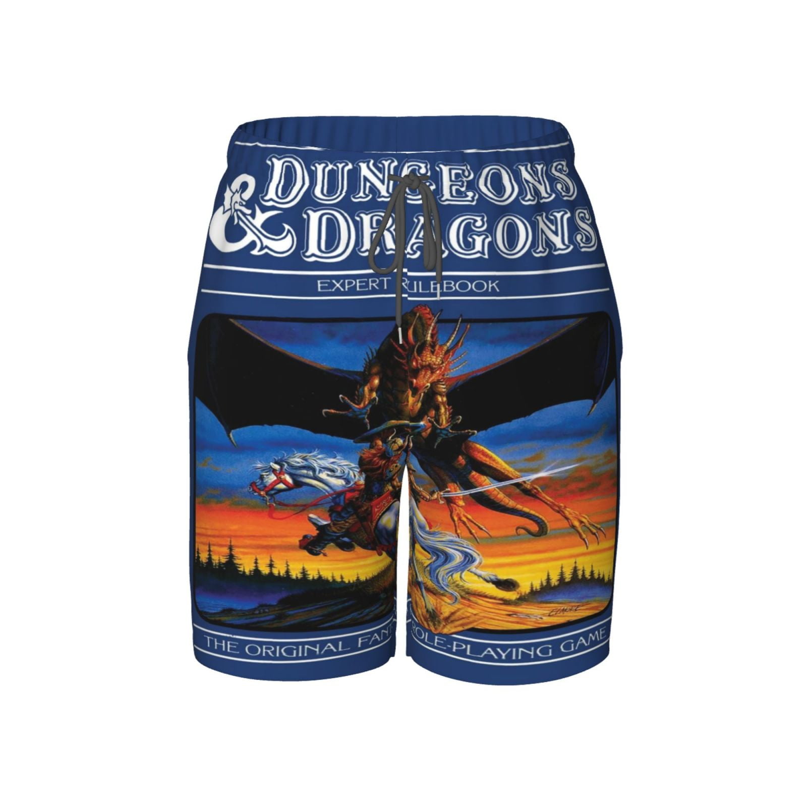 DND Dungeons And Dragons Boys Swim Trunks with Mesh Liner Bathing Suits ...