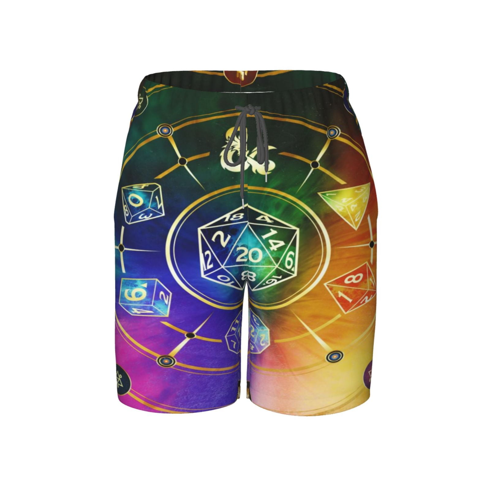 DND Dungeons And Dragons Boys Swim Trunks with Mesh Liner Bathing Suits ...