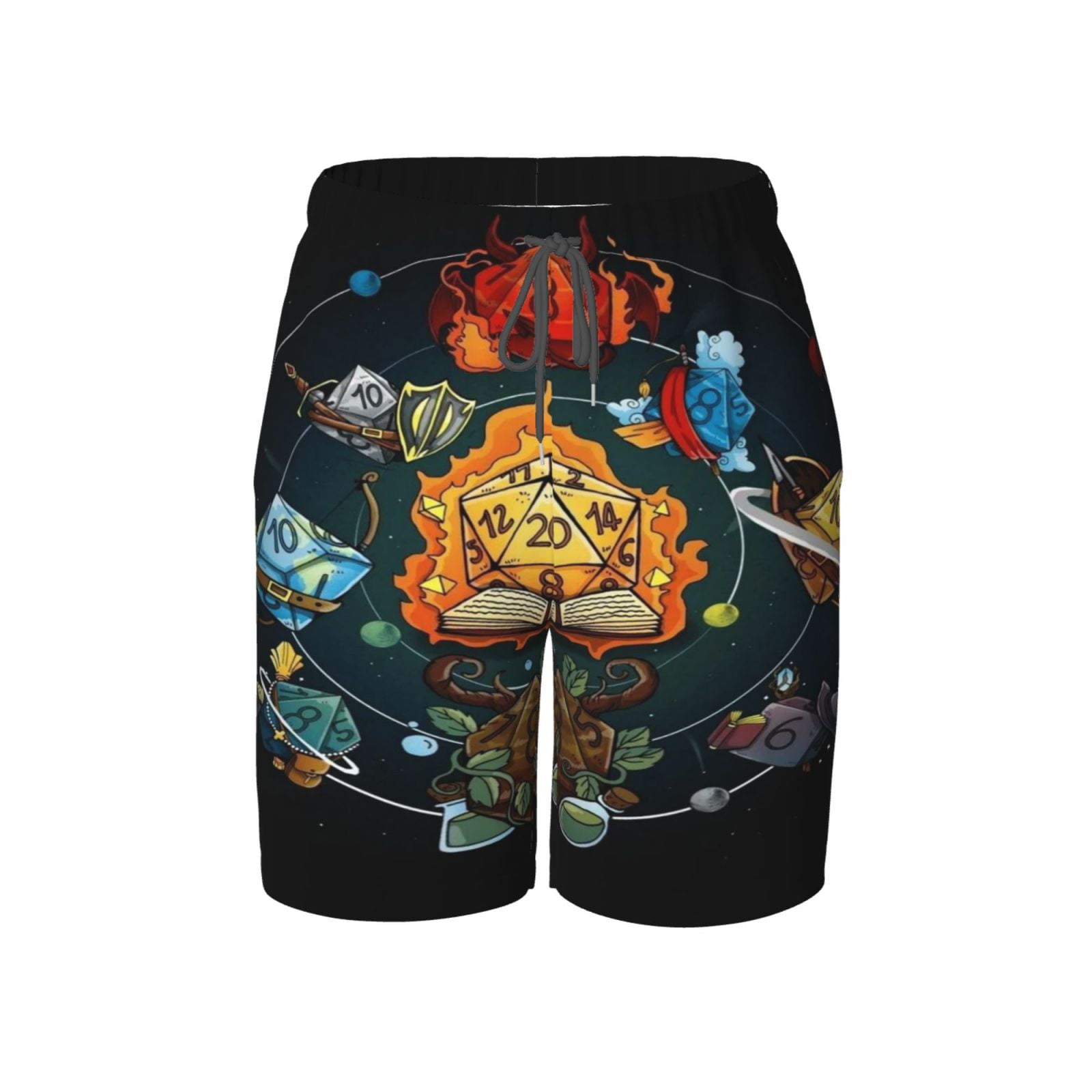 DND Dungeons And Dragons Boys Swim Trunks with Mesh Liner Bathing Suits ...