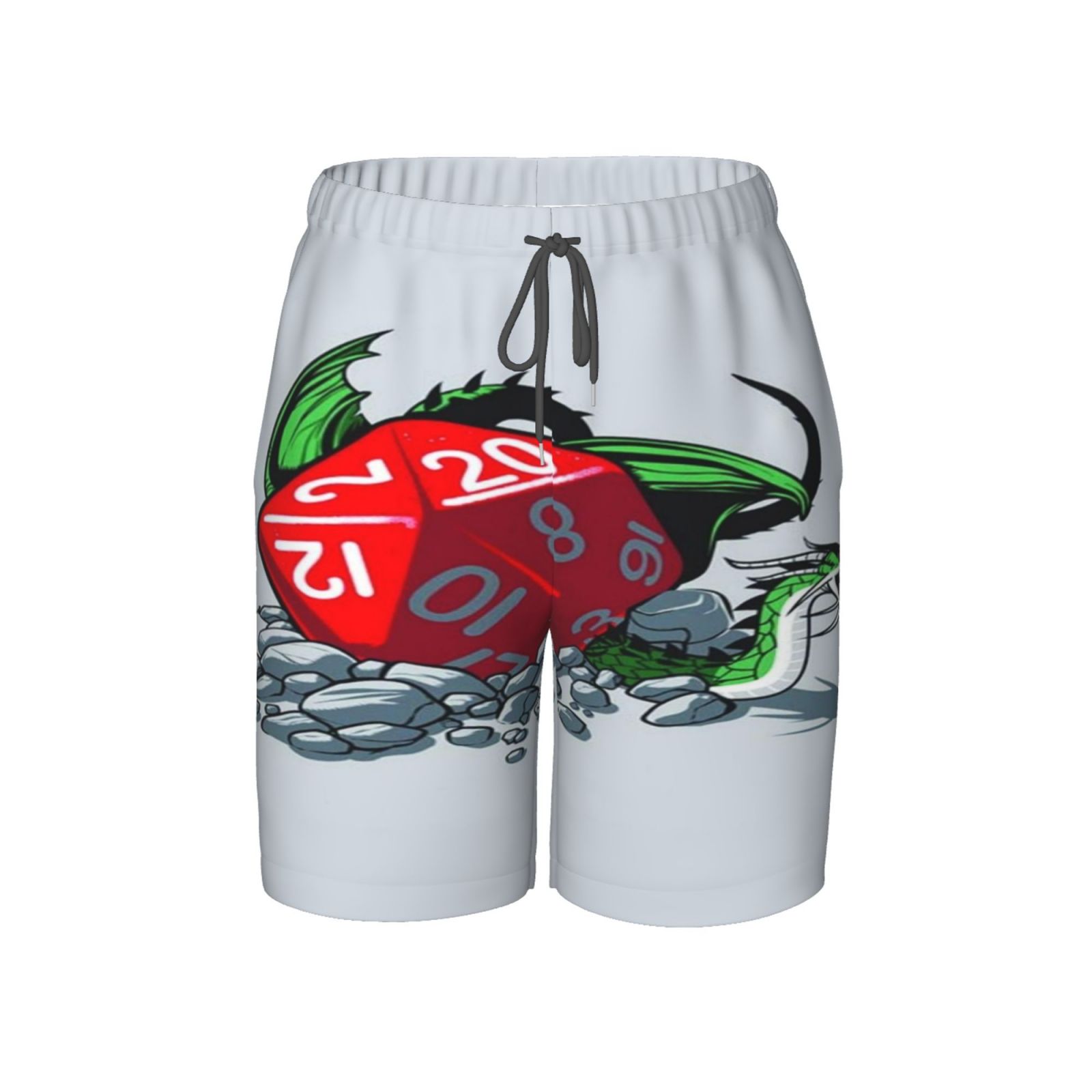 DND Dungeons And Dragons Boys Swim Trunks with Mesh Liner Bathing Suits ...