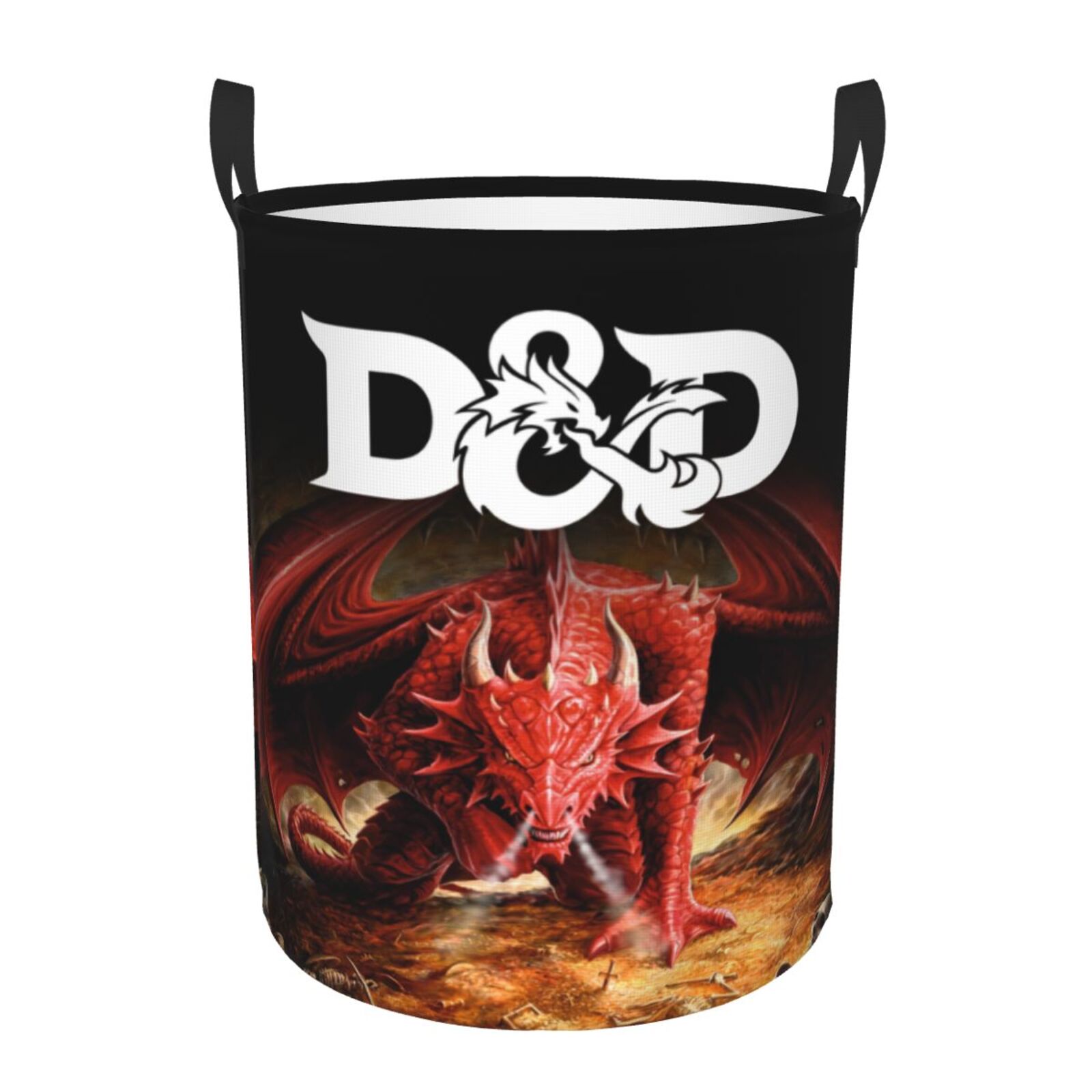 DND Dungeons And Dragons Collapsible Laundry Basket Cartoon Laundry ...