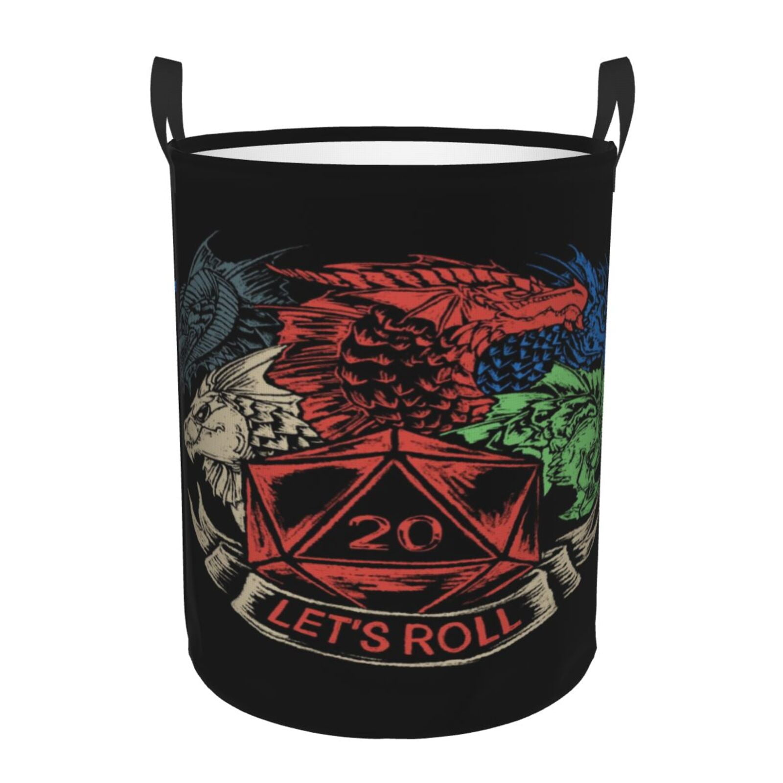 DND Dungeons And Dragons Collapsible Laundry Basket Cartoon Laundry ...