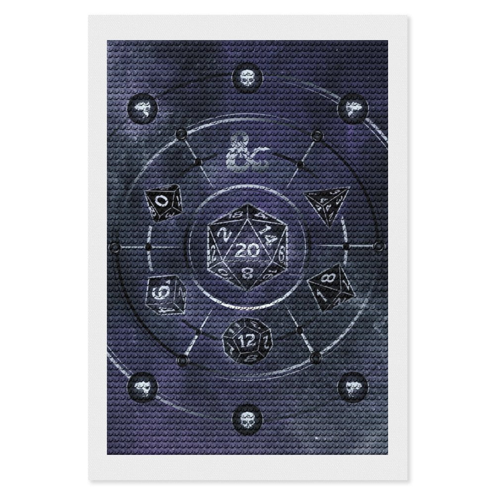 DND Dungeons And Dragons Diamond Art Kits for Adults Cartoon 5D DIY ...