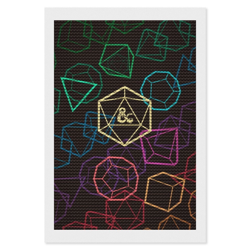 DND Dungeons And Dragons Diamond Art Kits for Adults Cartoon 5D DIY ...