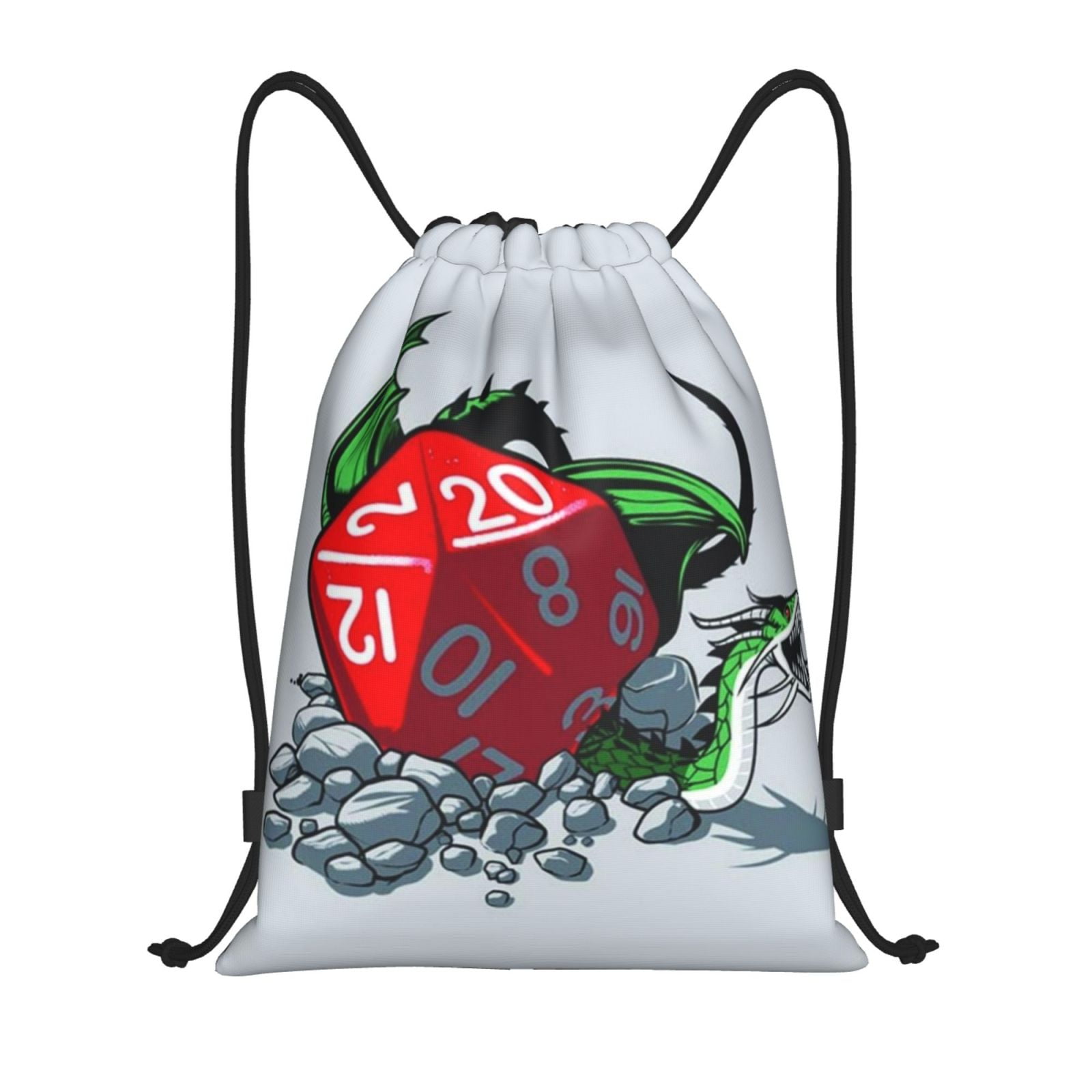 DND Dungeons And Dragons Drawstring Bag Gym Bag Sports Backpack Sack ...