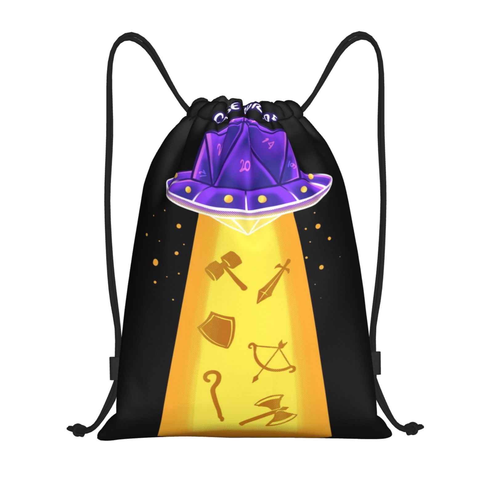 DND Dungeons And Dragons Drawstring Bag Gym Bag Sports Backpack Sack ...