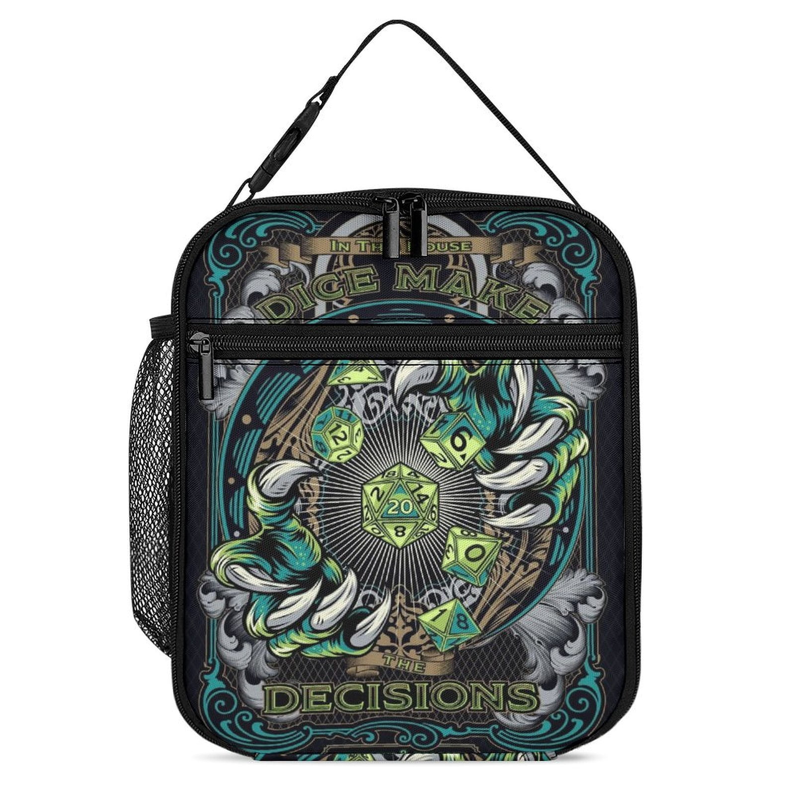 DND Dungeons And Dragons Lunch Bag Insulated Reusable Lunch Box Thermal ...