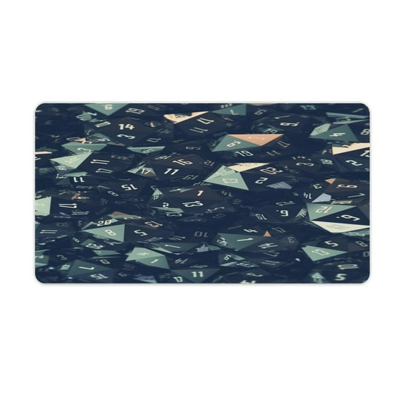 DND Dungeons And Dragons Mouse Pad with Stitched Edge Desk Mat Keyboard ...