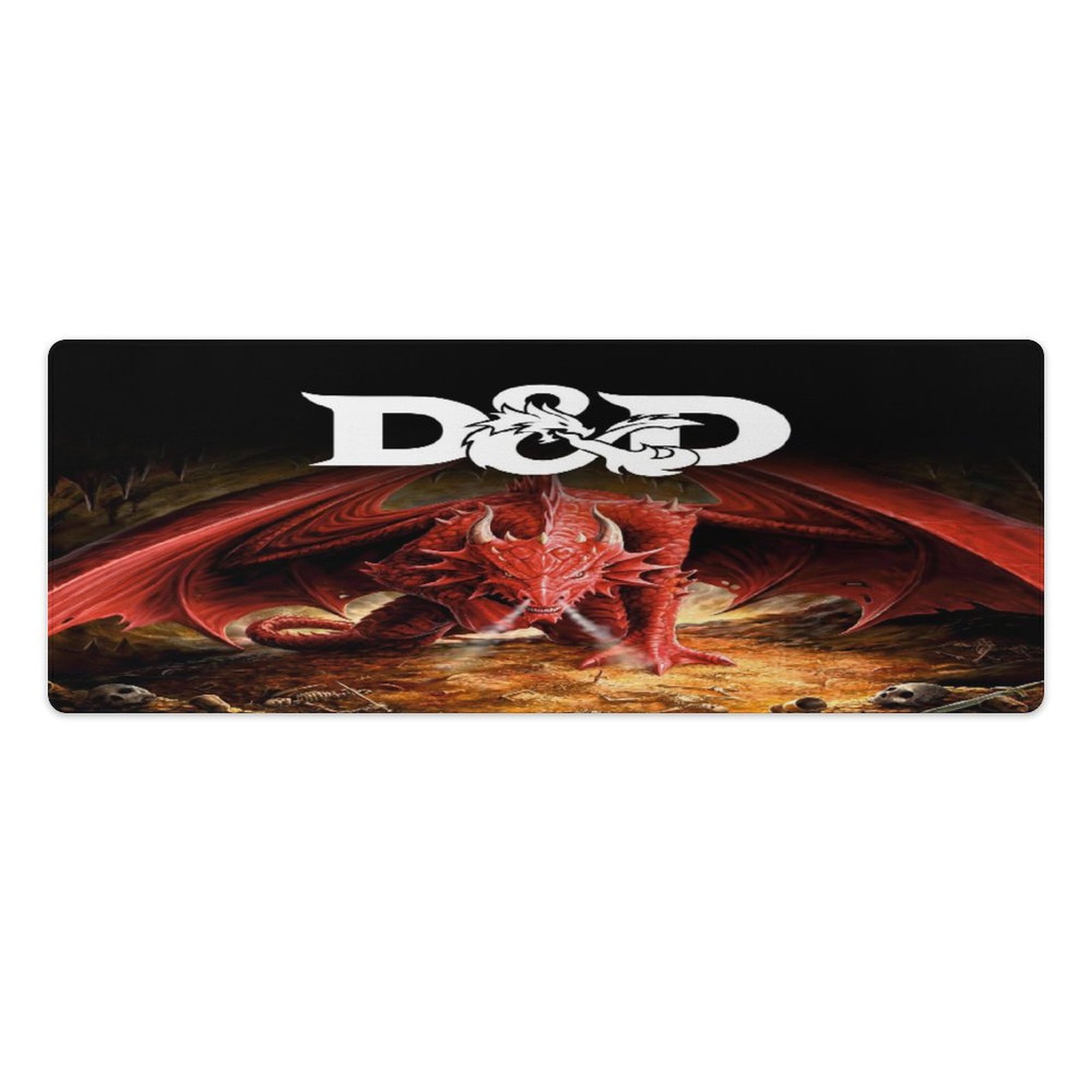 DND Dungeons And Dragons Mouse Pad with Stitched Edge Desk Mat Keyboard ...