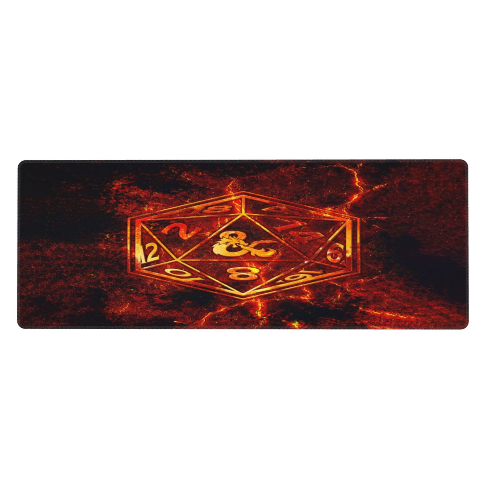 DND Dungeons And Dragons Mouse Pad with Stitched Edge Desk Mat Keyboard ...