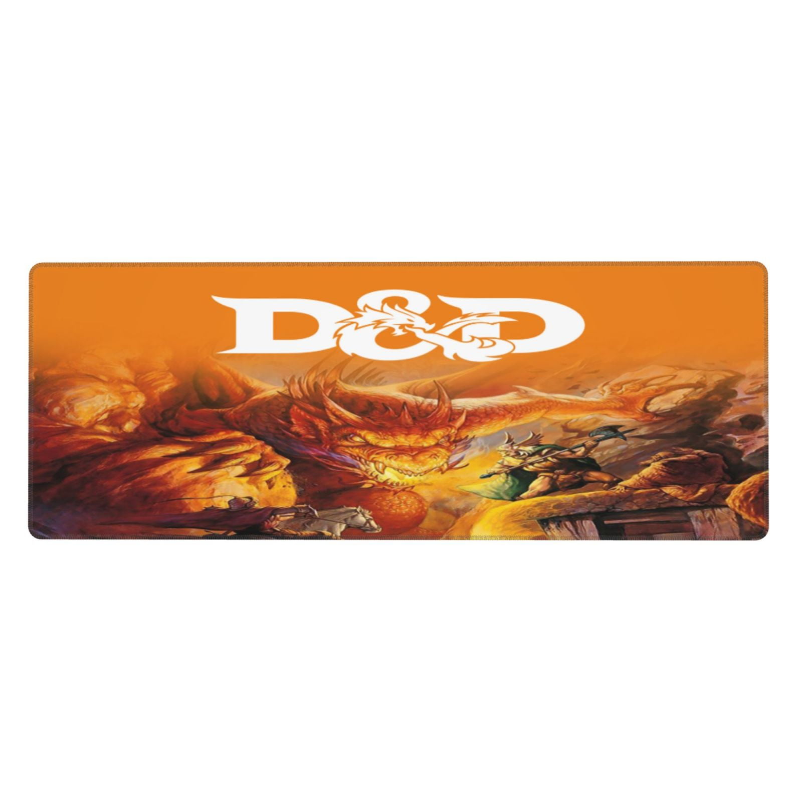 DND Dungeons And Dragons Mouse Pad with Stitched Edge Desk Mat Keyboard ...
