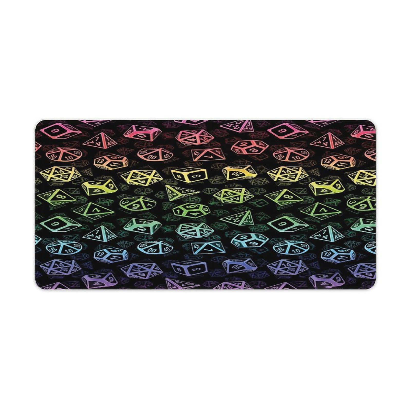 DND Dungeons And Dragons Mouse Pad with Stitched Edge Desk Mat Keyboard ...