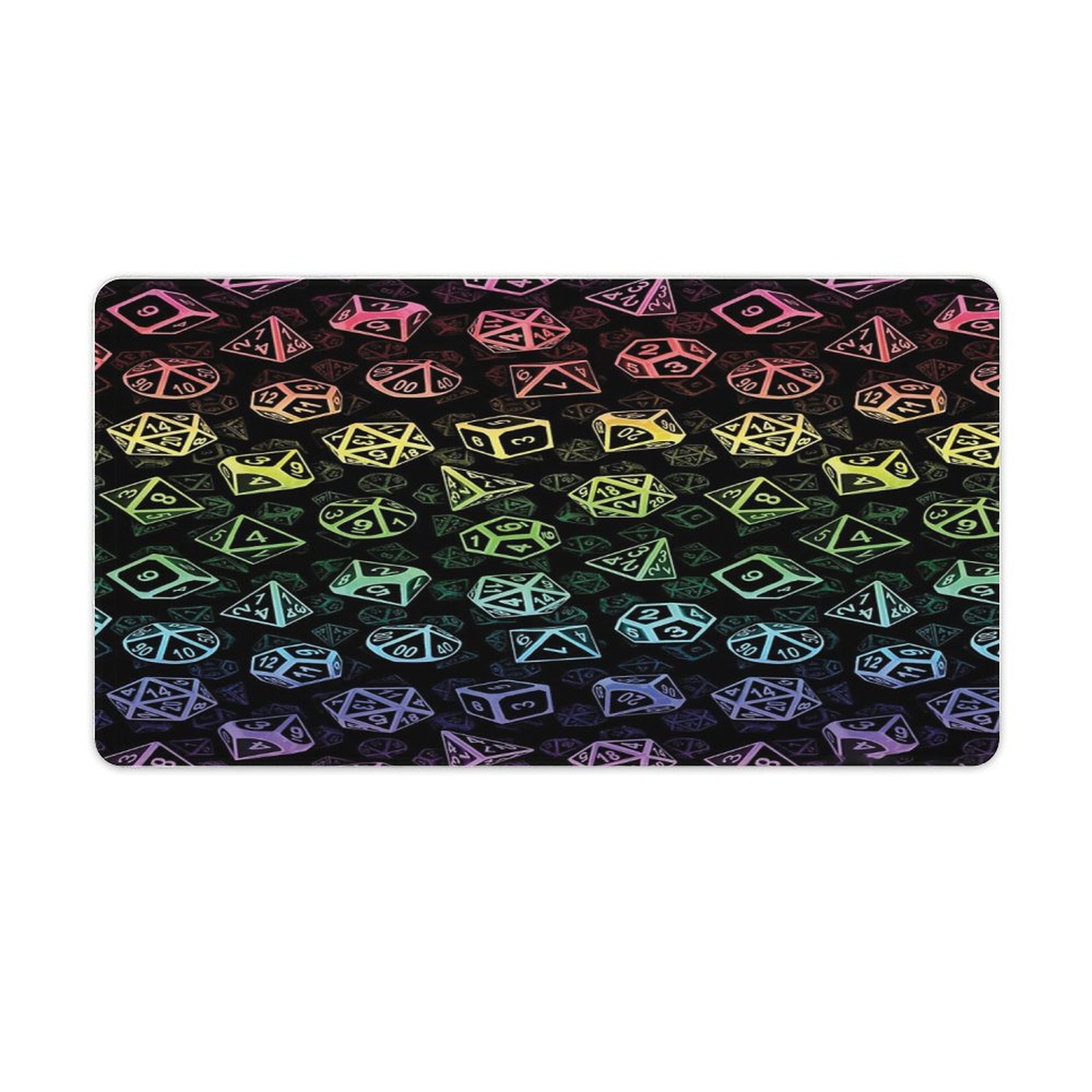 DND Dungeons And Dragons Mouse Pad with Stitched Edge Desk Mat Keyboard ...