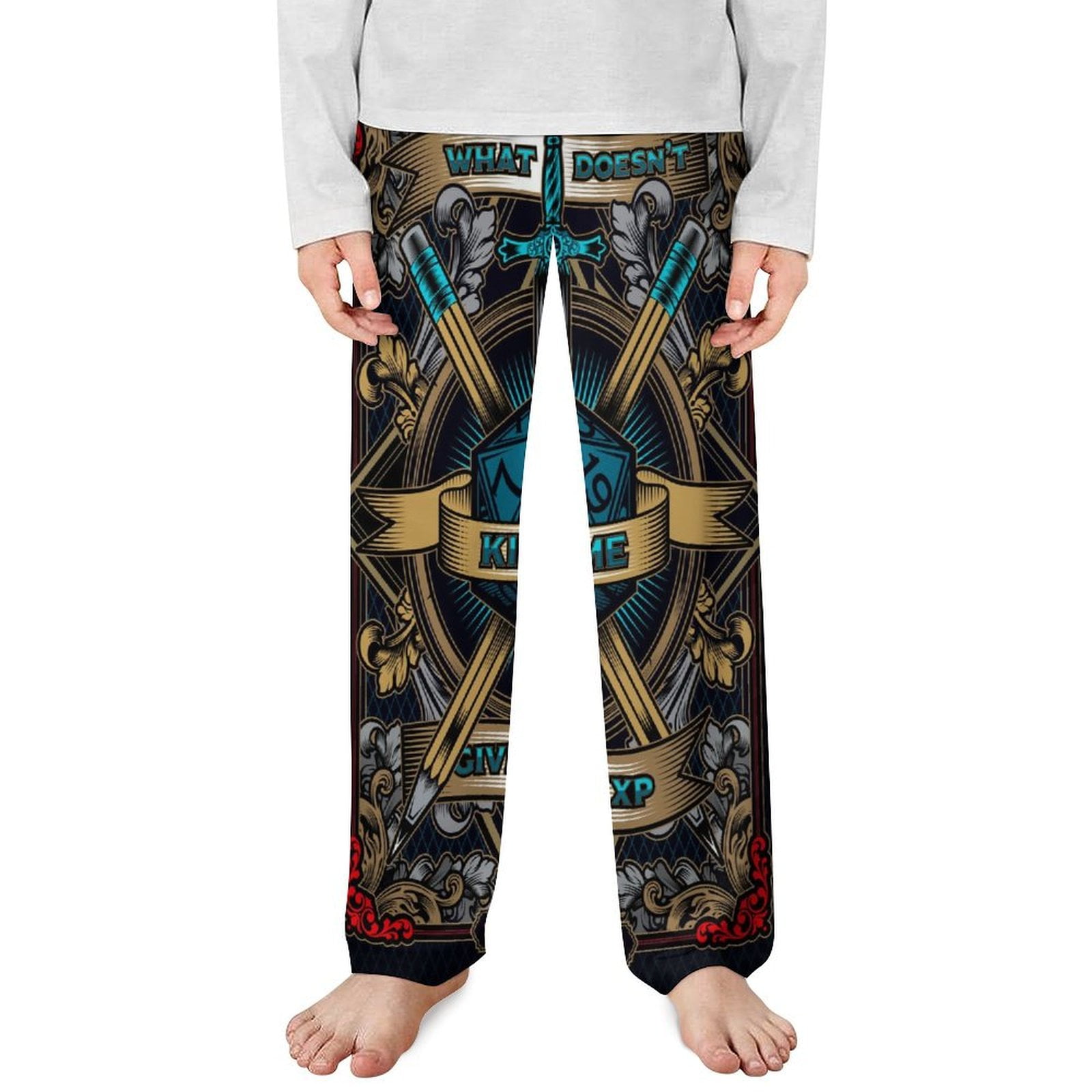 DND Dungeons And Dragons Pajama Pants Long Sleep Pant Pajama Bottoms ...