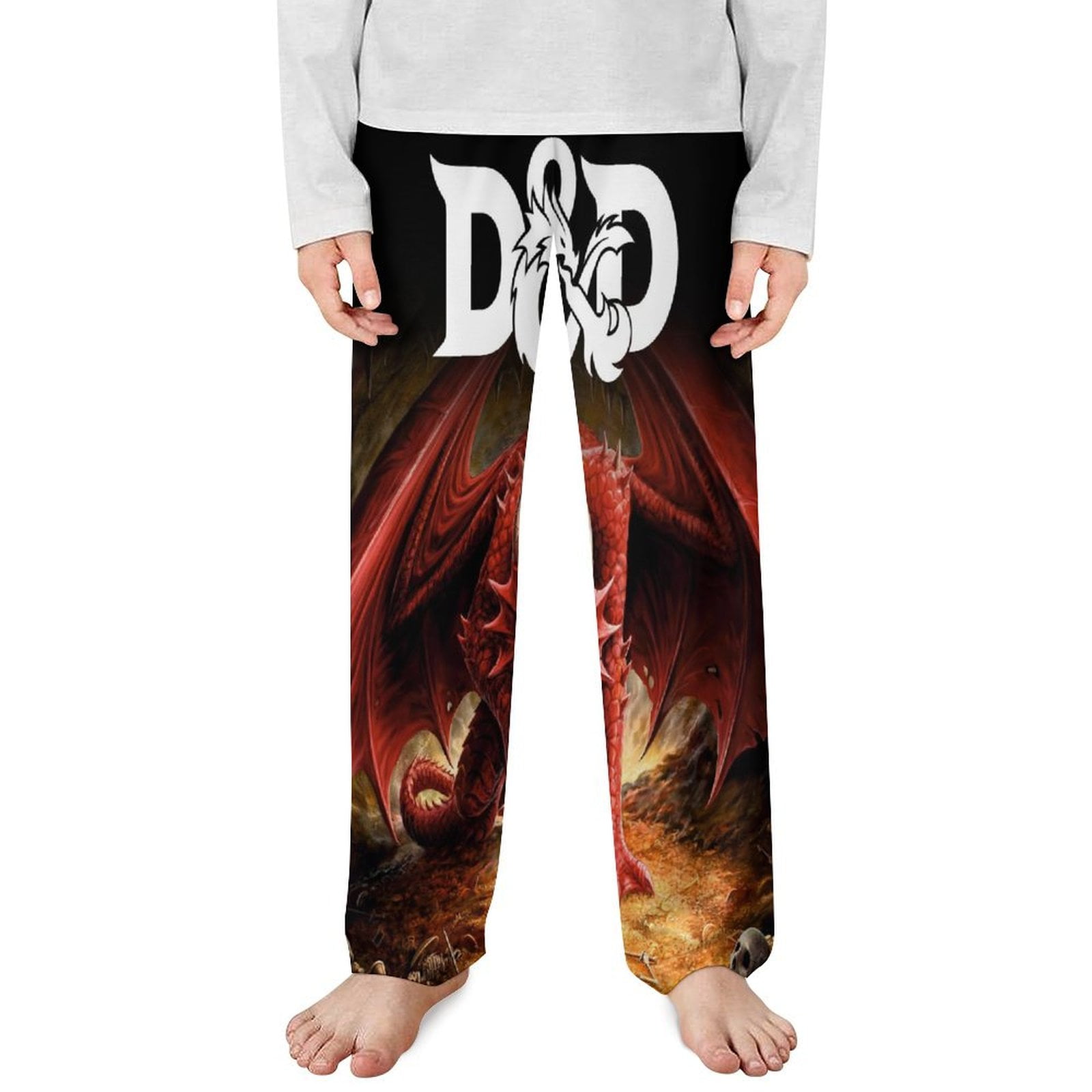 DND Dungeons And Dragons Pajama Pants Long Sleep Pant Pajama Bottoms ...
