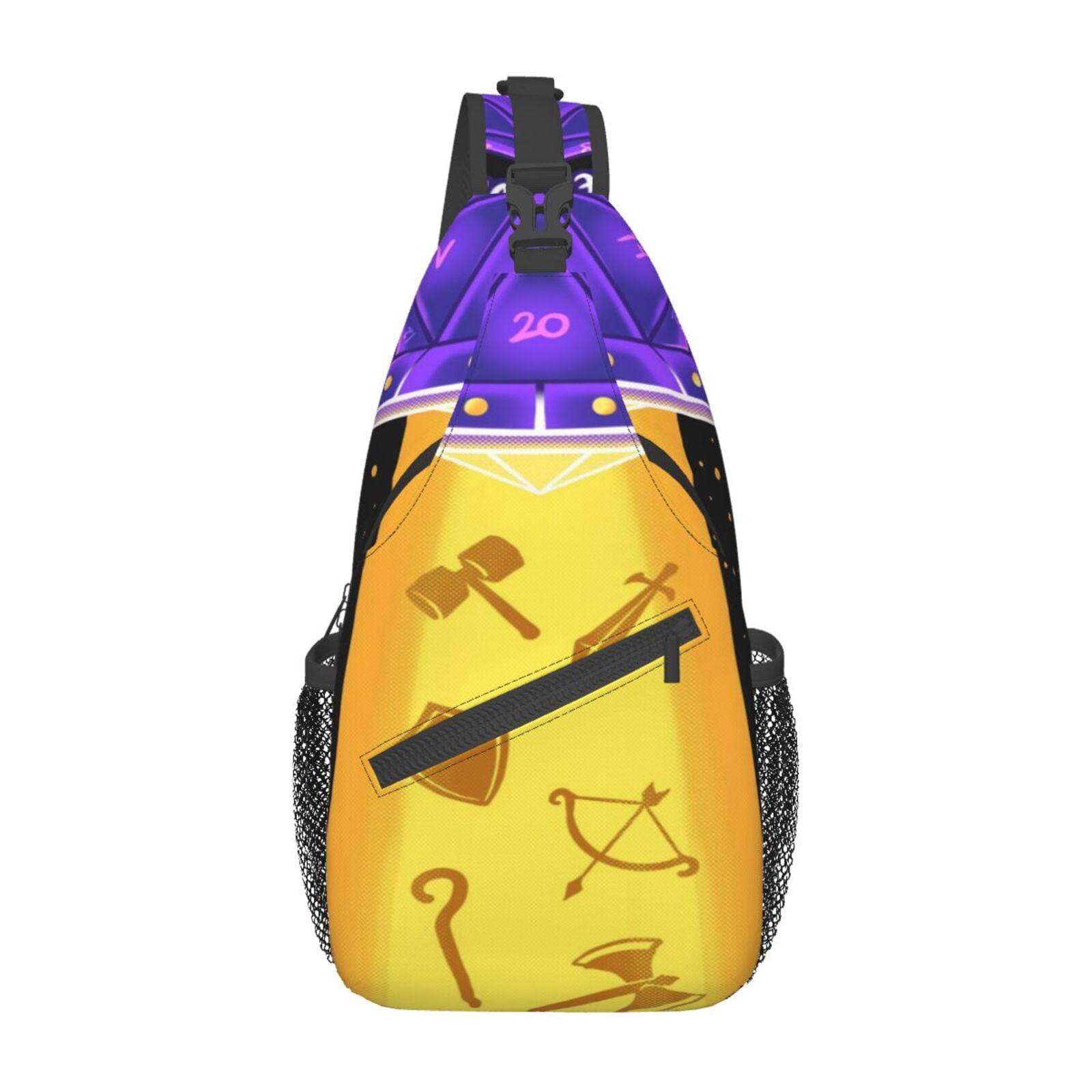 DND Dungeons And Dragons Sling Bag Crossbody Shoulder Backpack Gym ...