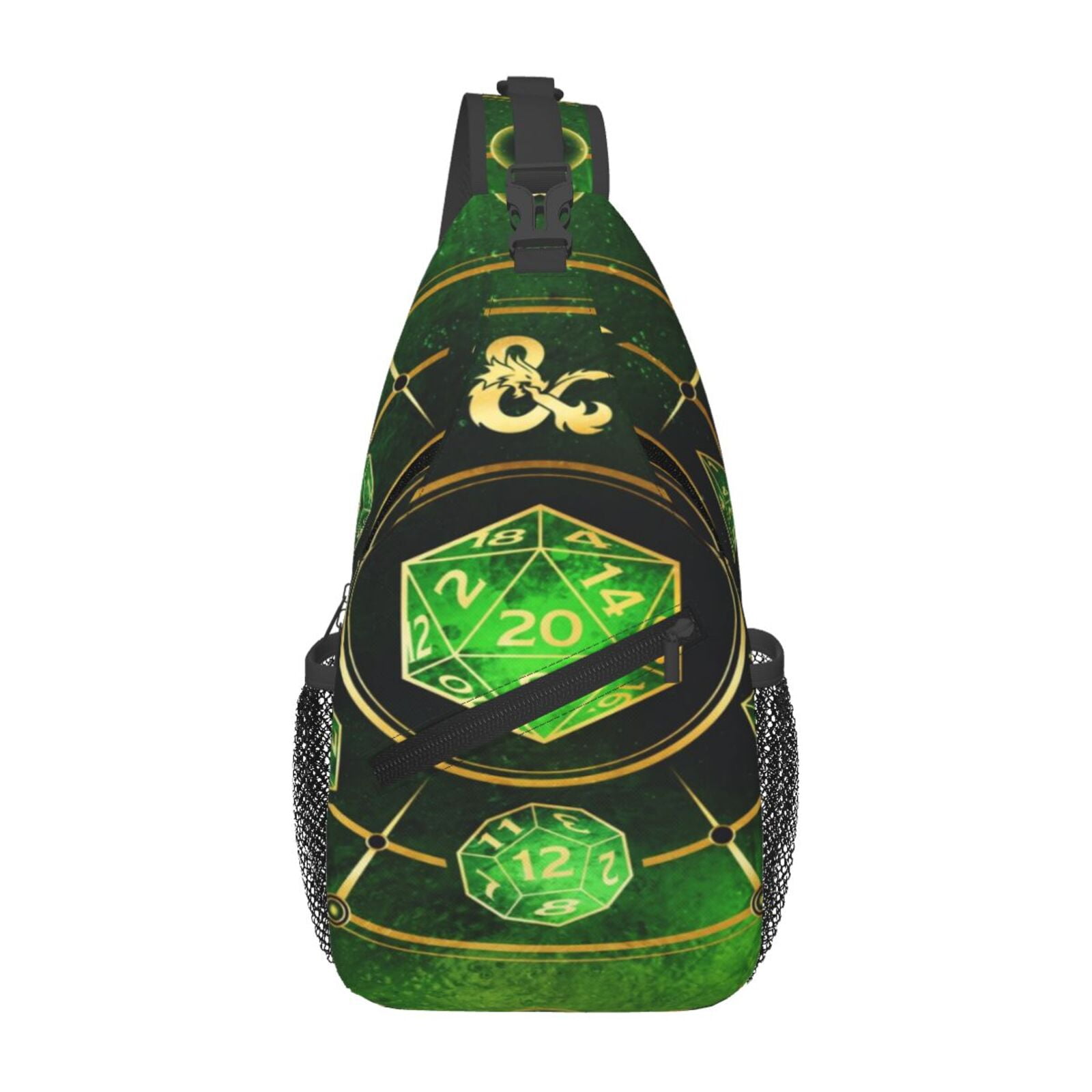 DND Dungeons And Dragons Sling Bag Crossbody Shoulder Backpack Gym ...