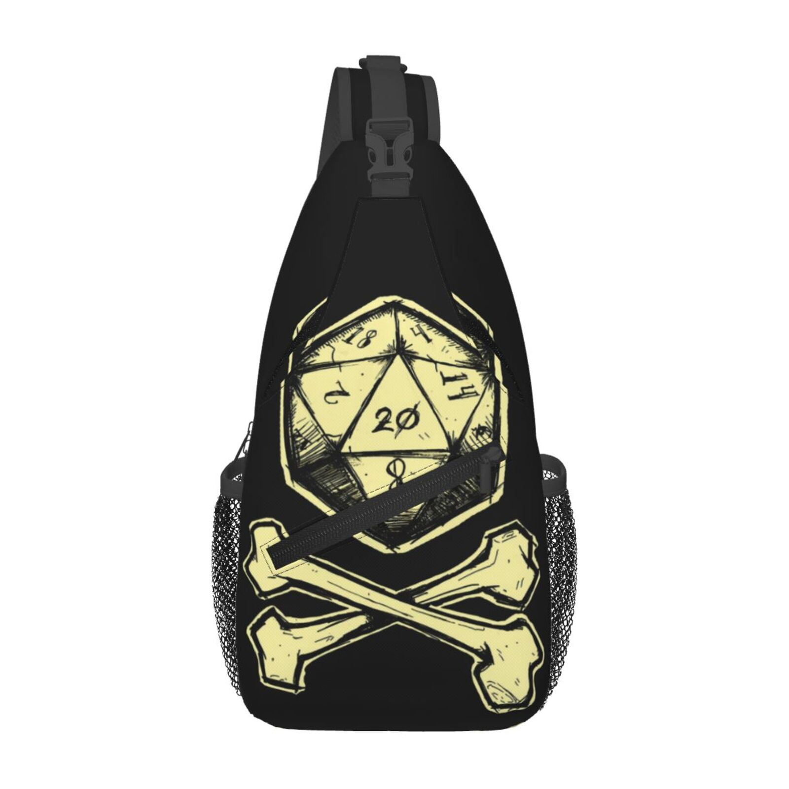 DND Dungeons And Dragons Sling Bag Crossbody Shoulder Backpack Gym ...