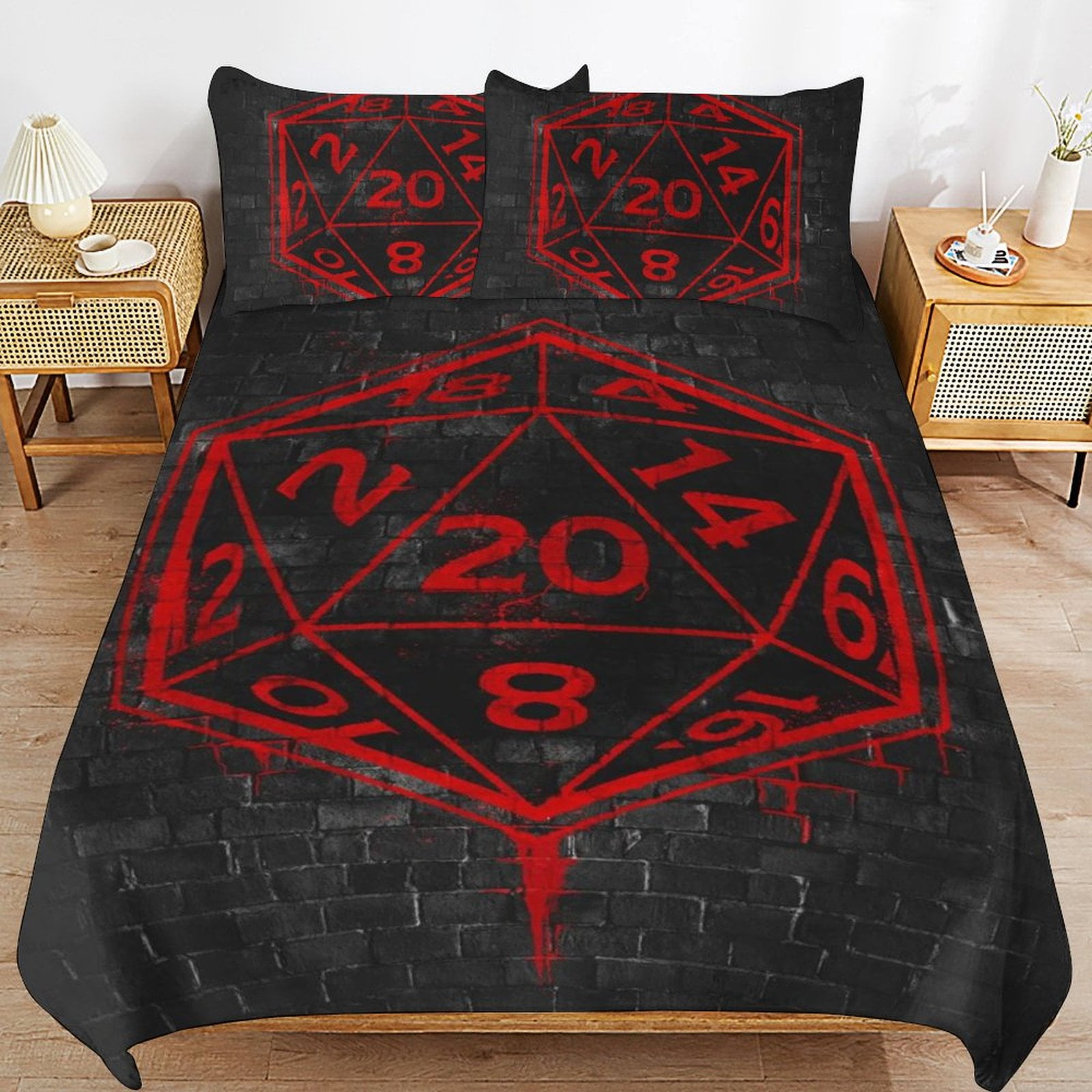 DND Dungeons And Dragons Bedding Set Anime Bedding Set Cartoon Duvet ...