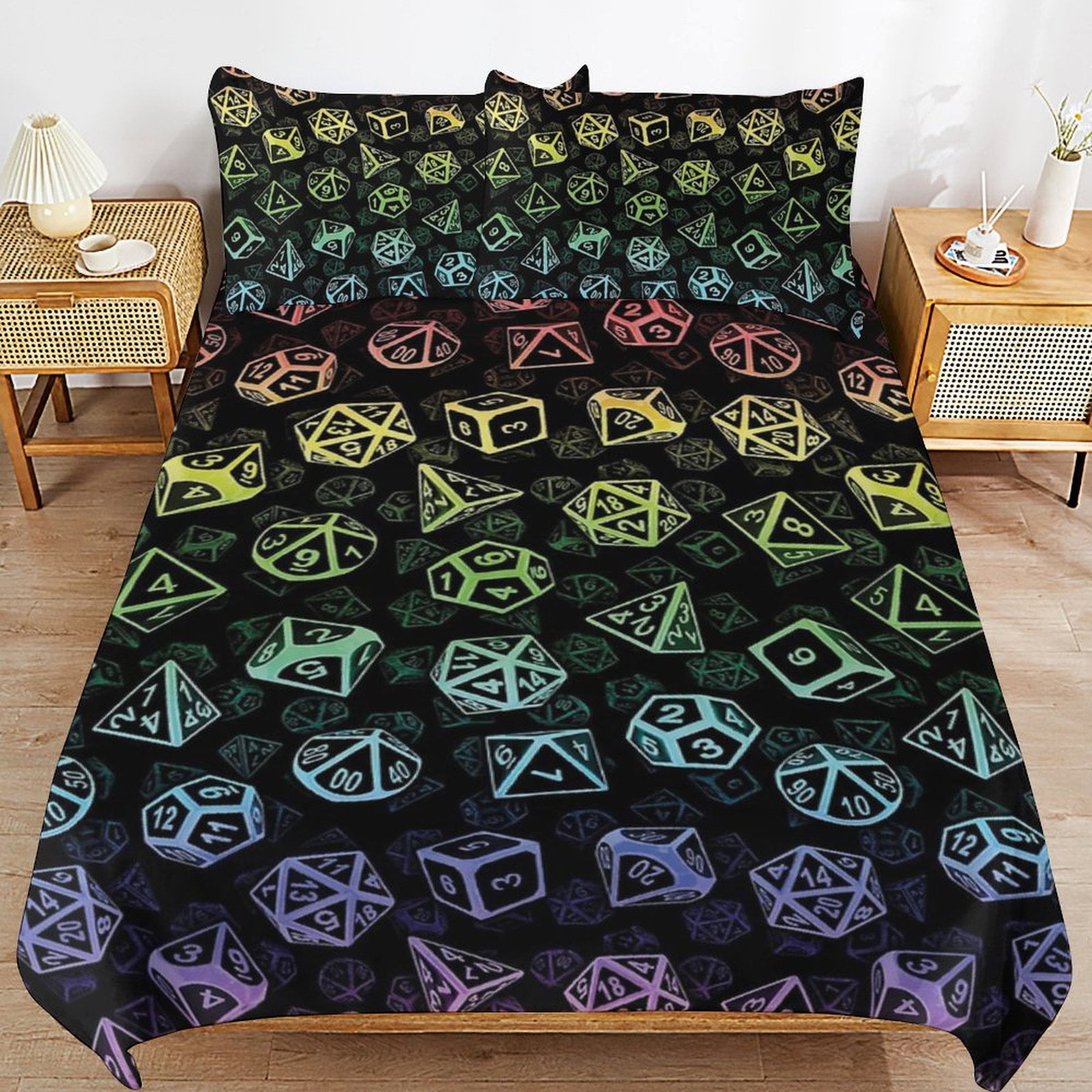 DND Dungeons And Dragons Bedding Set Anime Bedding Set Cartoon Duvet ...