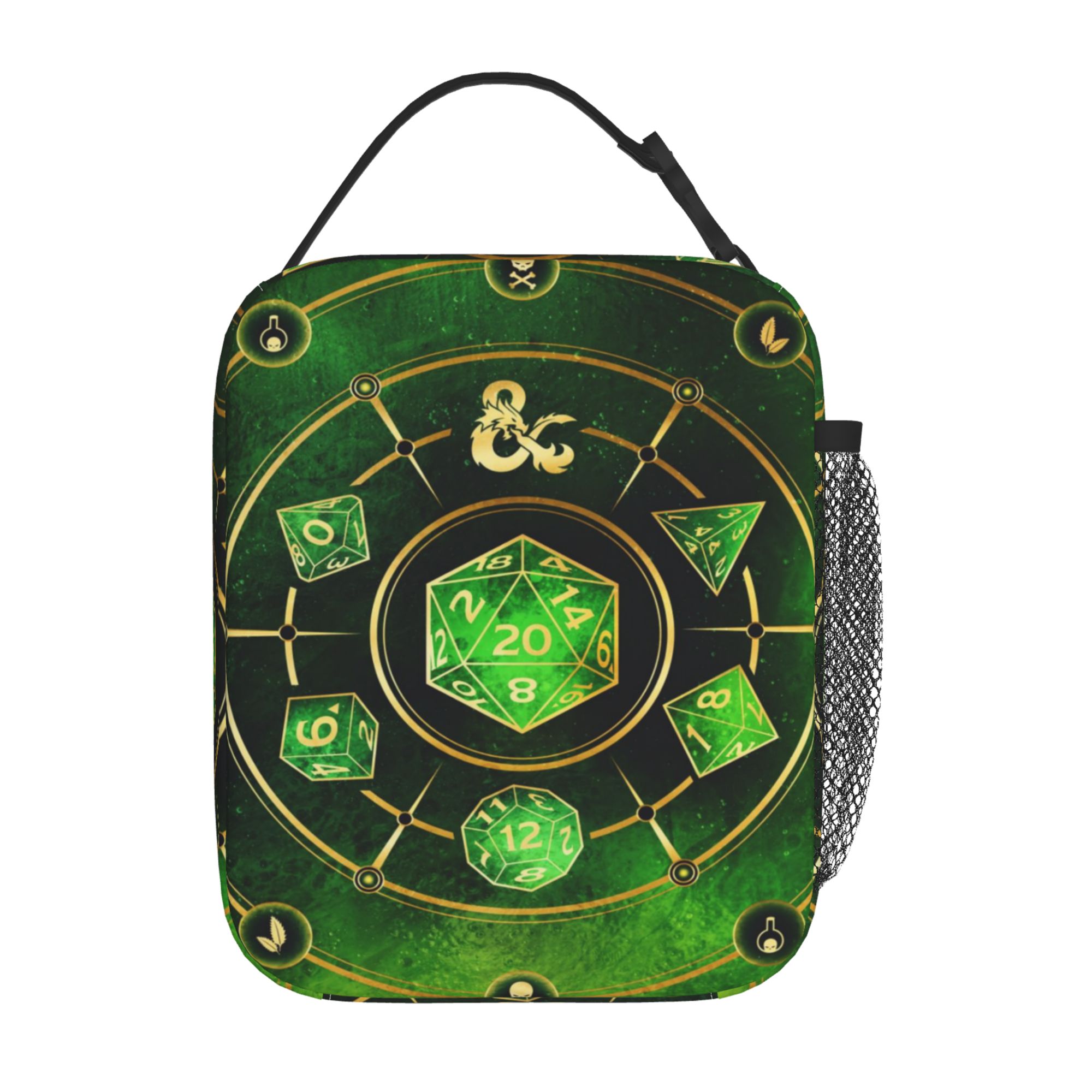 DND Dungeons And Dragons Lunch Bag Reusable Insulated Lunch Box Meal ...