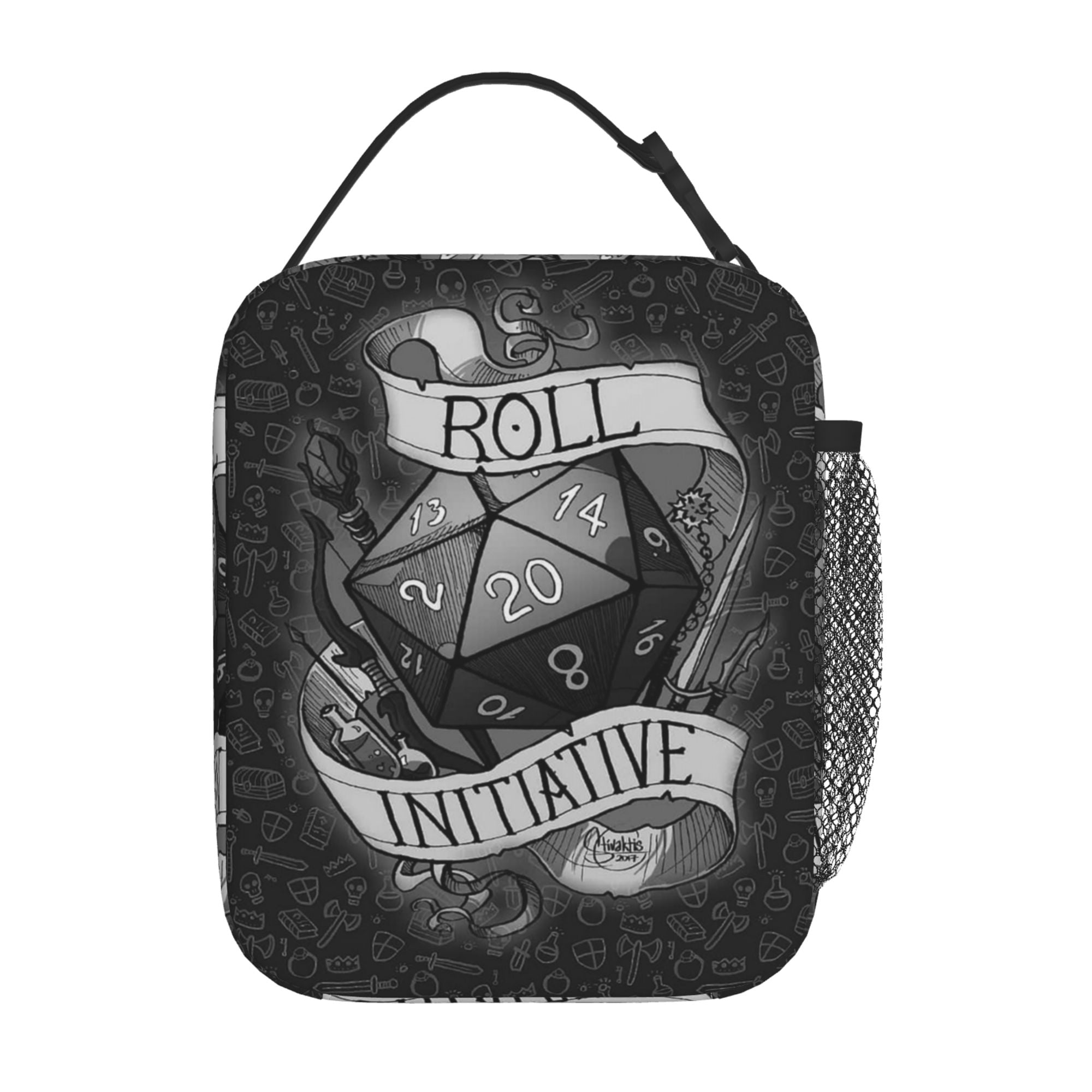 DND Dungeons And Dragons Lunch Bag Reusable Insulated Lunch Box Meal ...