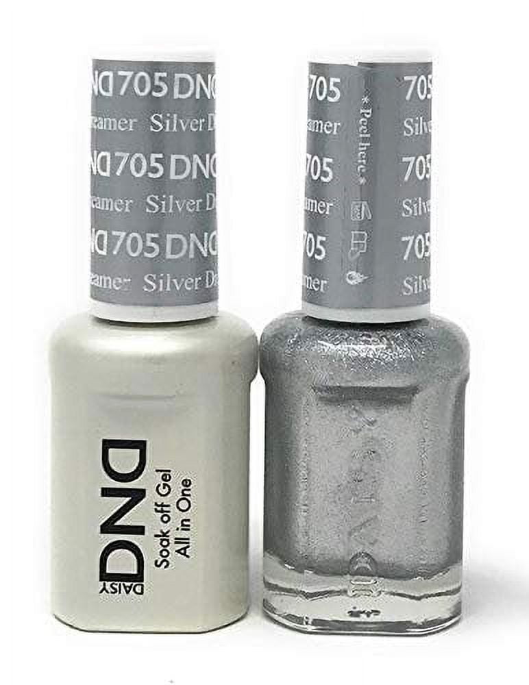 DND Duo 705 Silver Dreamer Gel & Matching Polish Set - DND Gel ...
