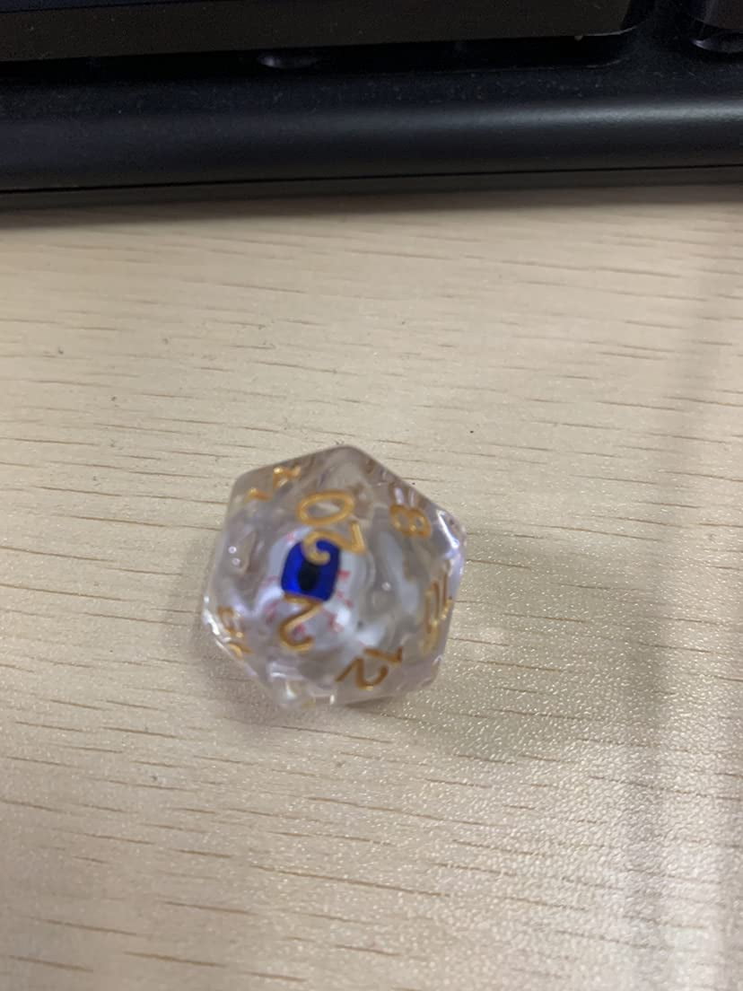 DND Eyeball Dice with Metal Box, Byhoo DND Dice Box for Dungeons and ...