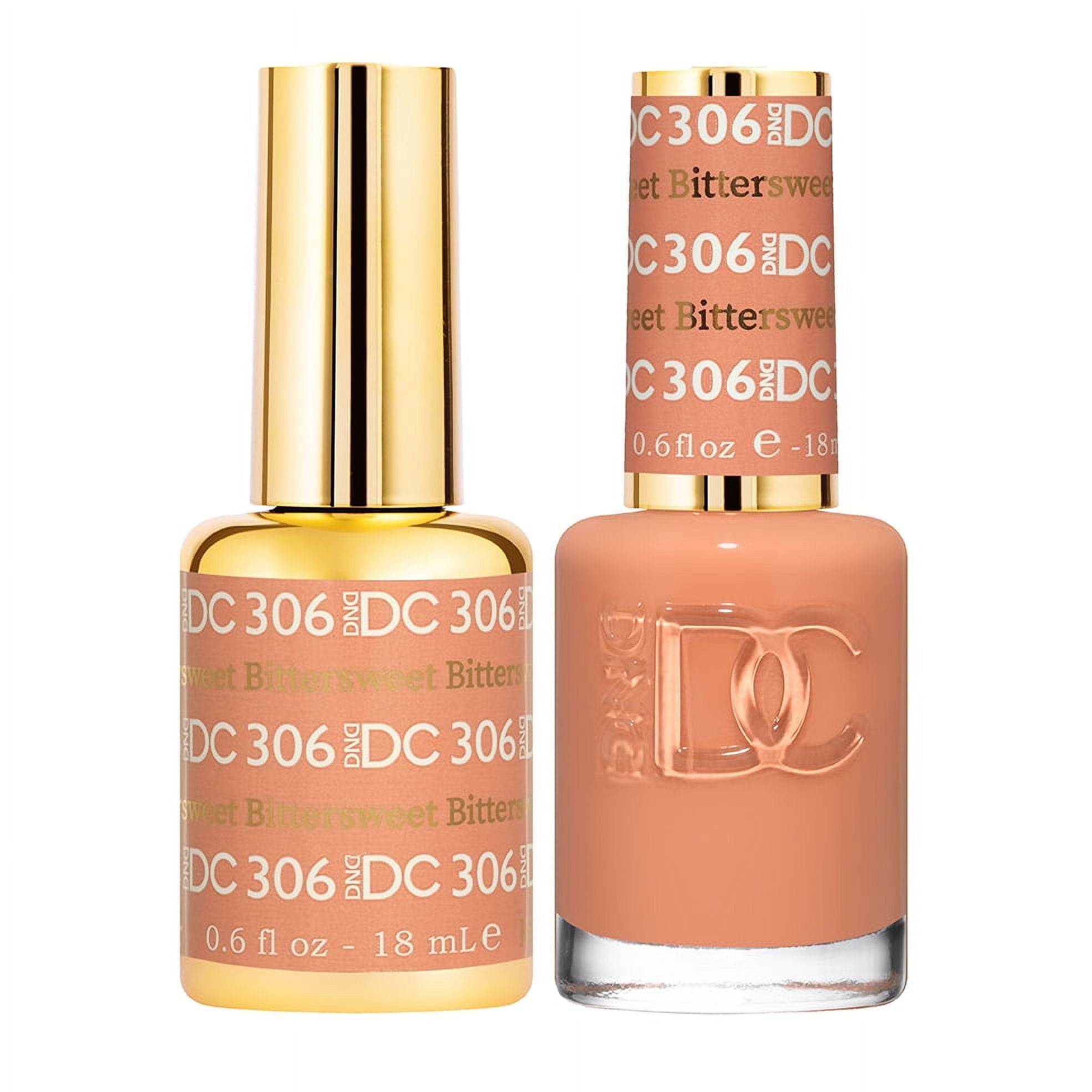 DND Gel Daisy Nail Designs - Bittersweet DC 306 Gel and matching nail ...