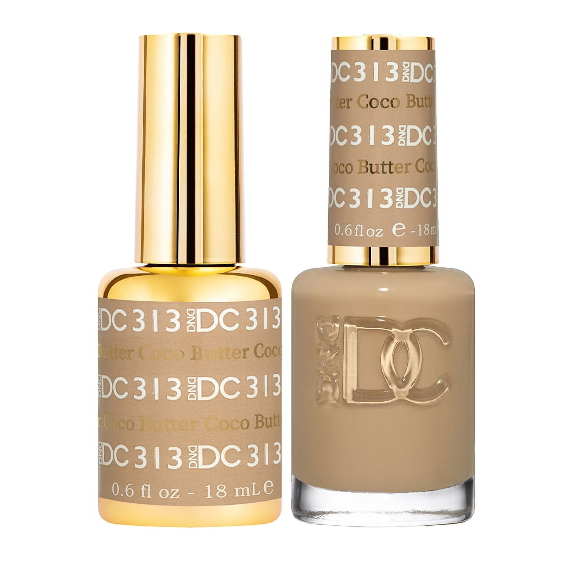 DND Gel Daisy Nail Designs - Coco Butter DC 313 Gel and matching nail ...