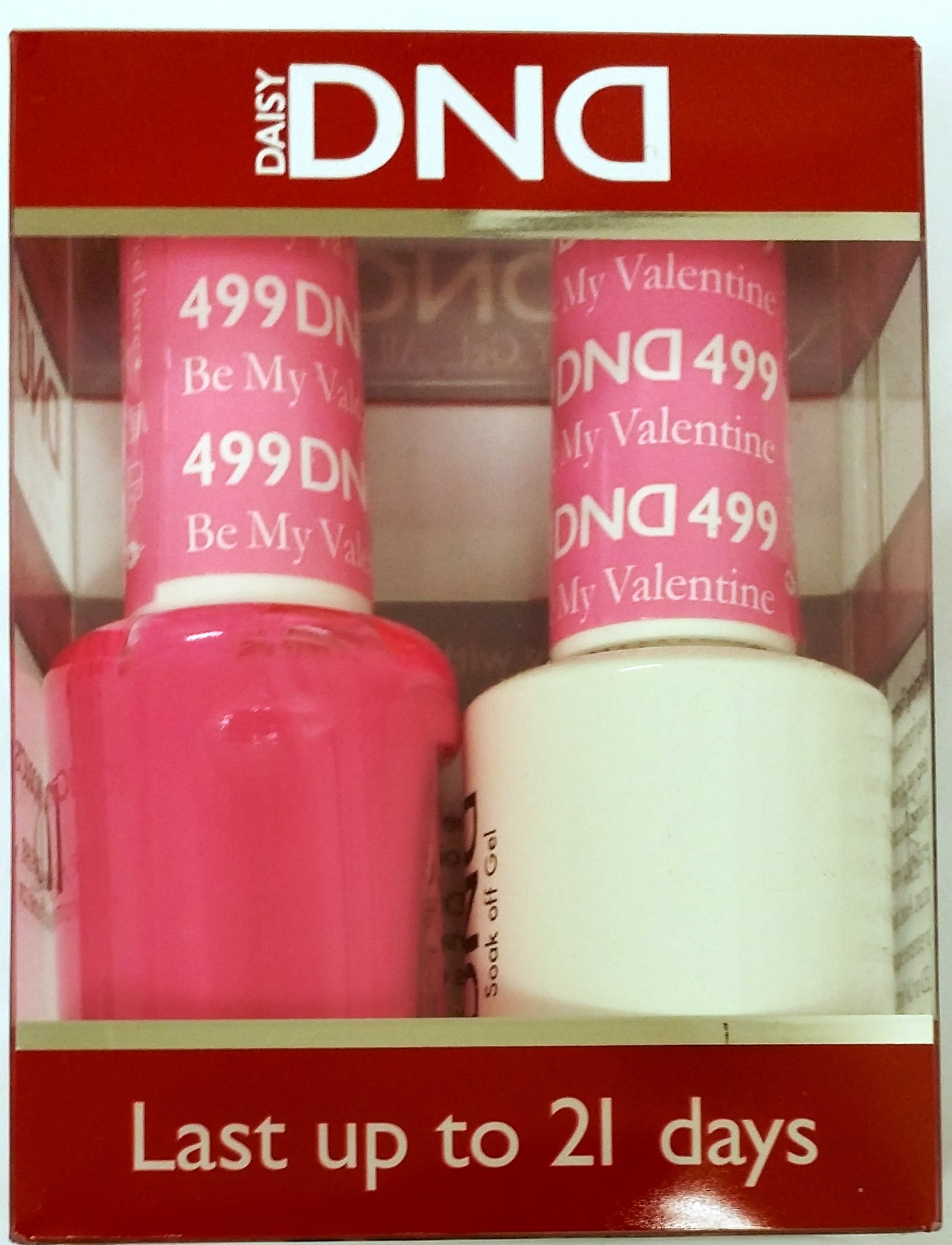 DND Nail Polish Gel & Matching Lacquer Set - 499 BE MY VALENTINE ...