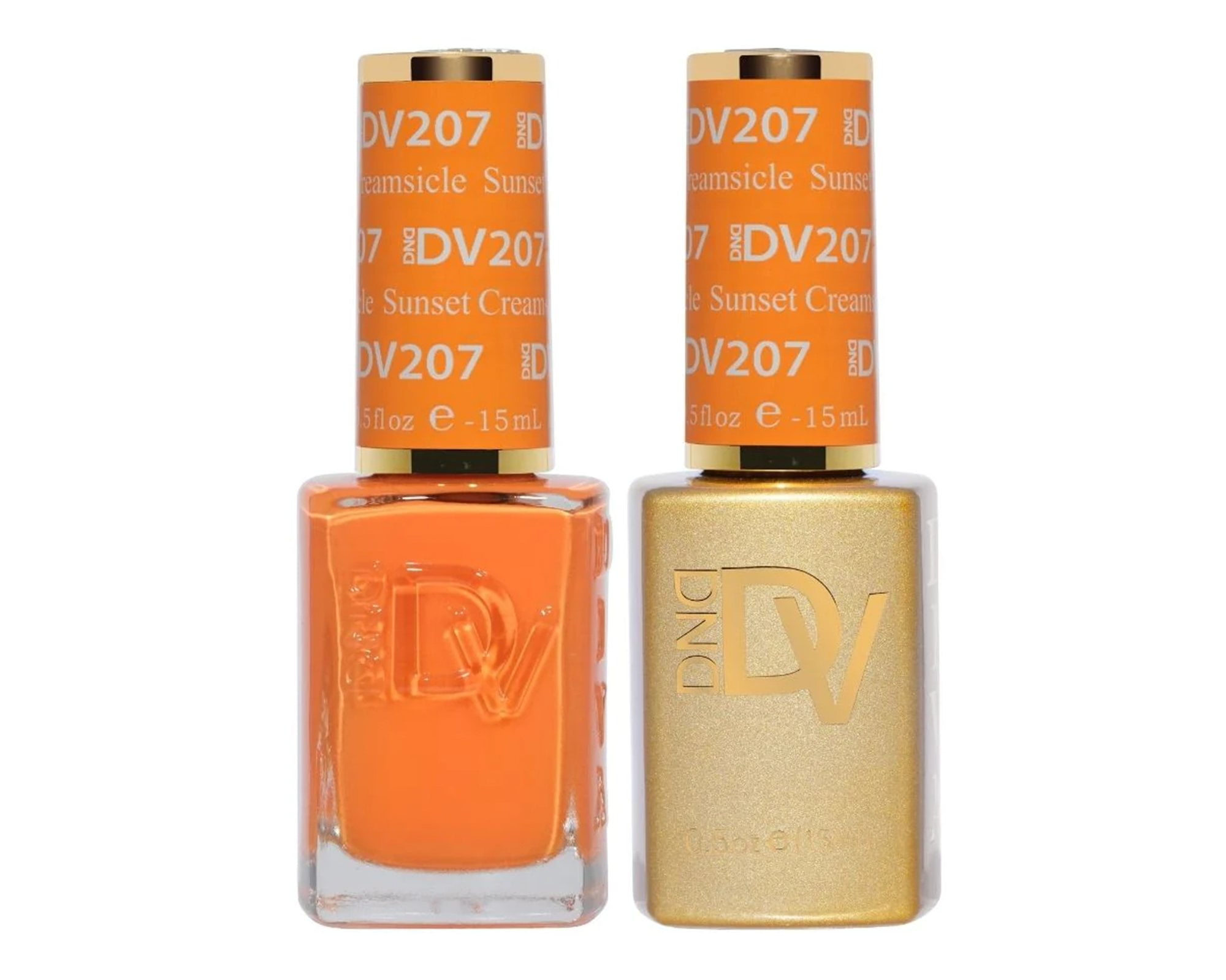 DND Gel & Nail Polish DUO - Diva Colors- # 207 Sunset Creamsicle - 0 ...