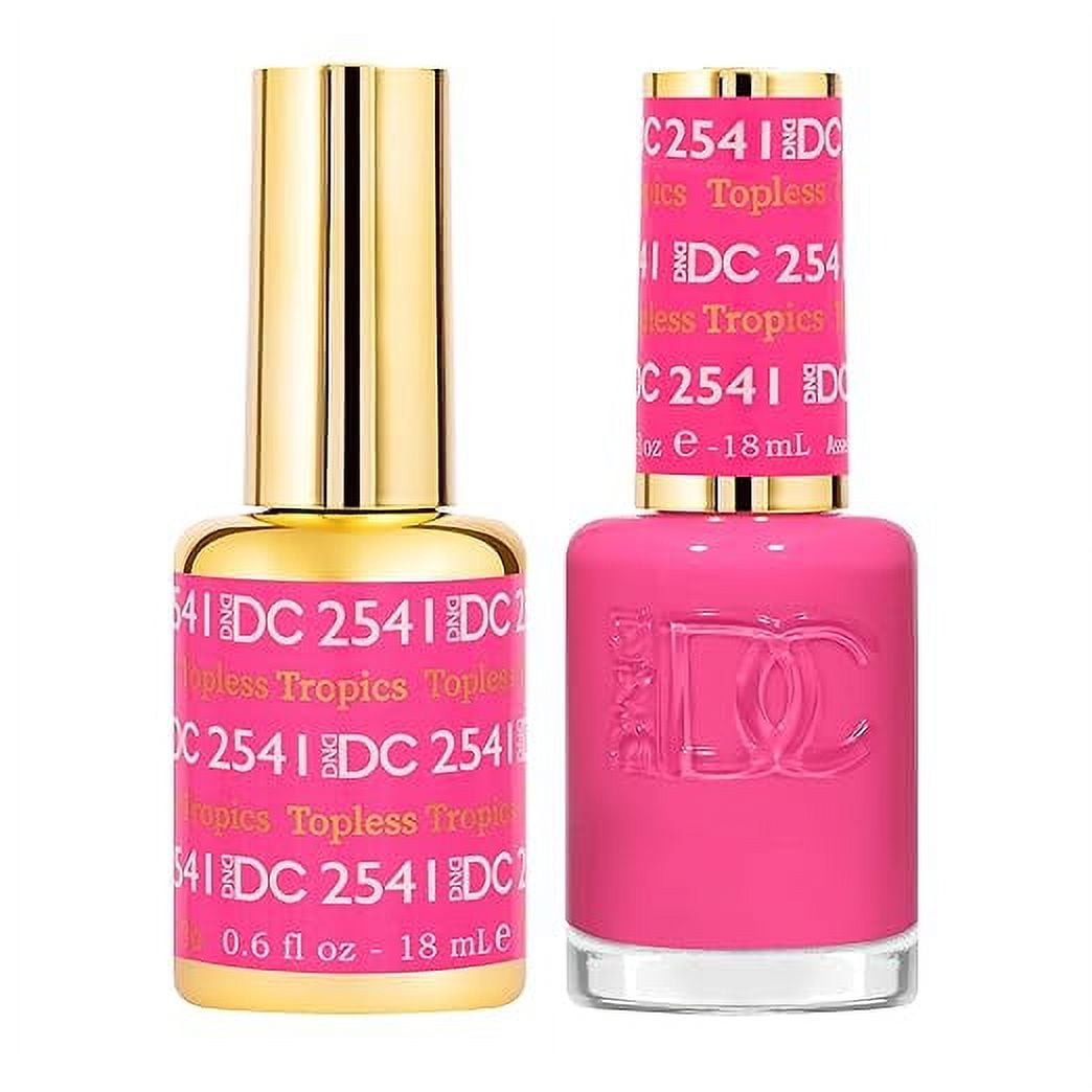 DND Gel Polish Set - 1 each of Gel Polish and Nail Polish, 2541 Topless ...