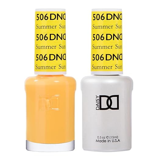 DND Gel Polish Set, Yellow Collection, UV/LED GelPolish and Air Dry ...