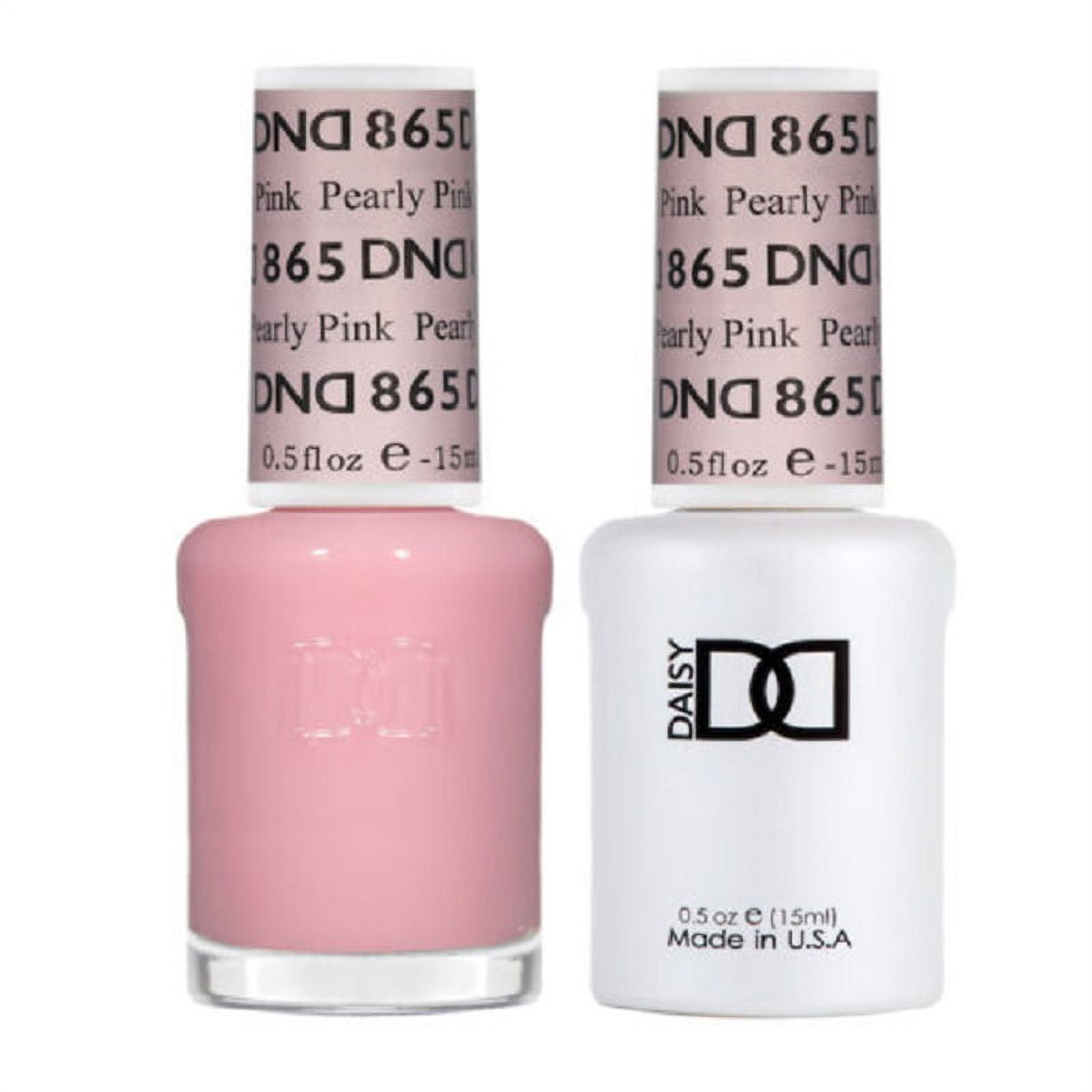 DND Duo Match UV Gel and Nail Polish #865 Pearly Pink, Soak Off ...