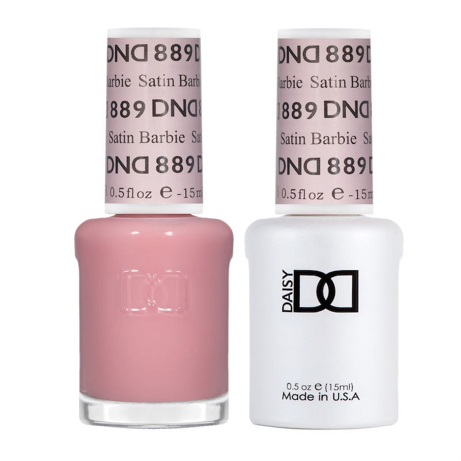 Daisy DND Match UV Gel Polish, Satin Barbie #889, Soak Off, 0.5oz, UV ...