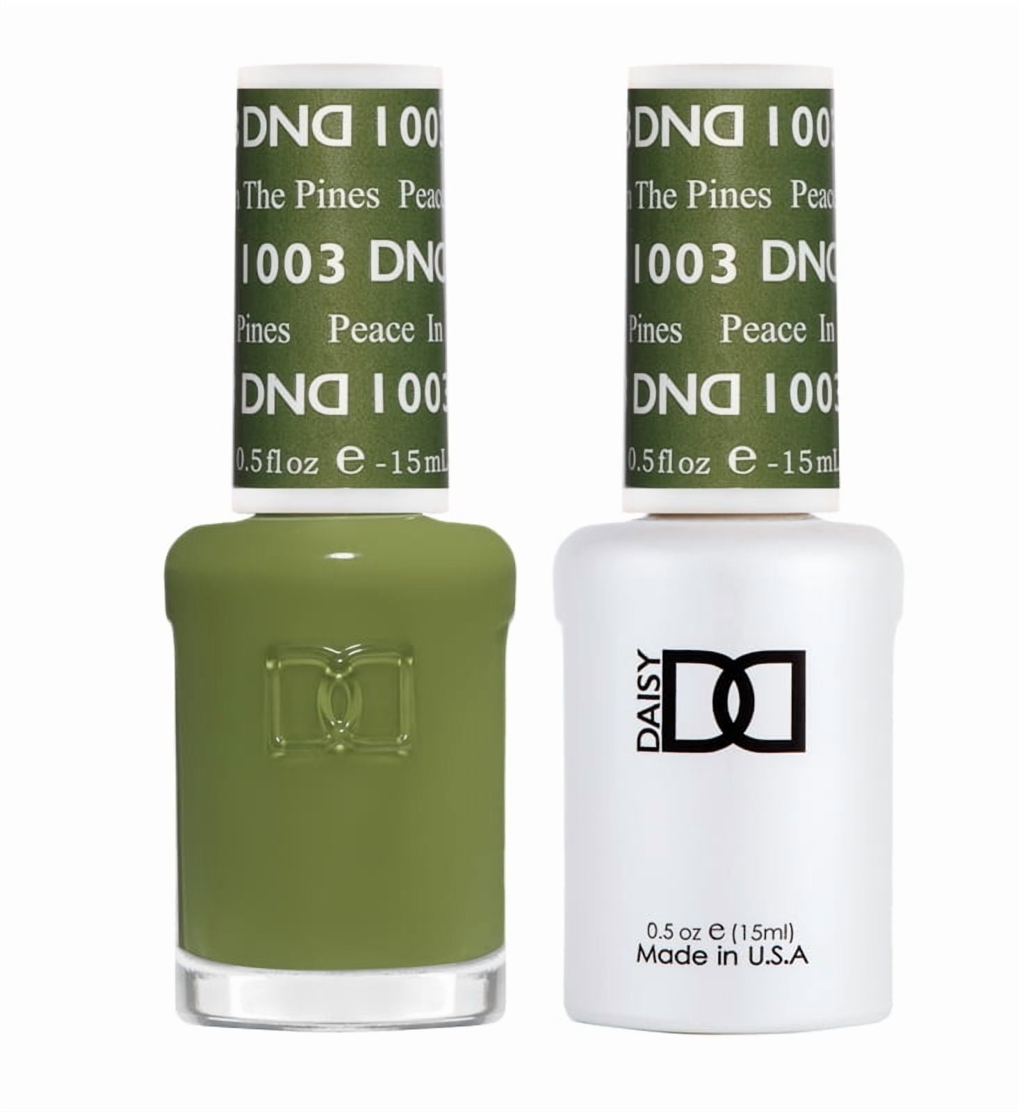 DND Nail Polish Gel & Matching Lacquer Set 1003 Peace in the Pines ...