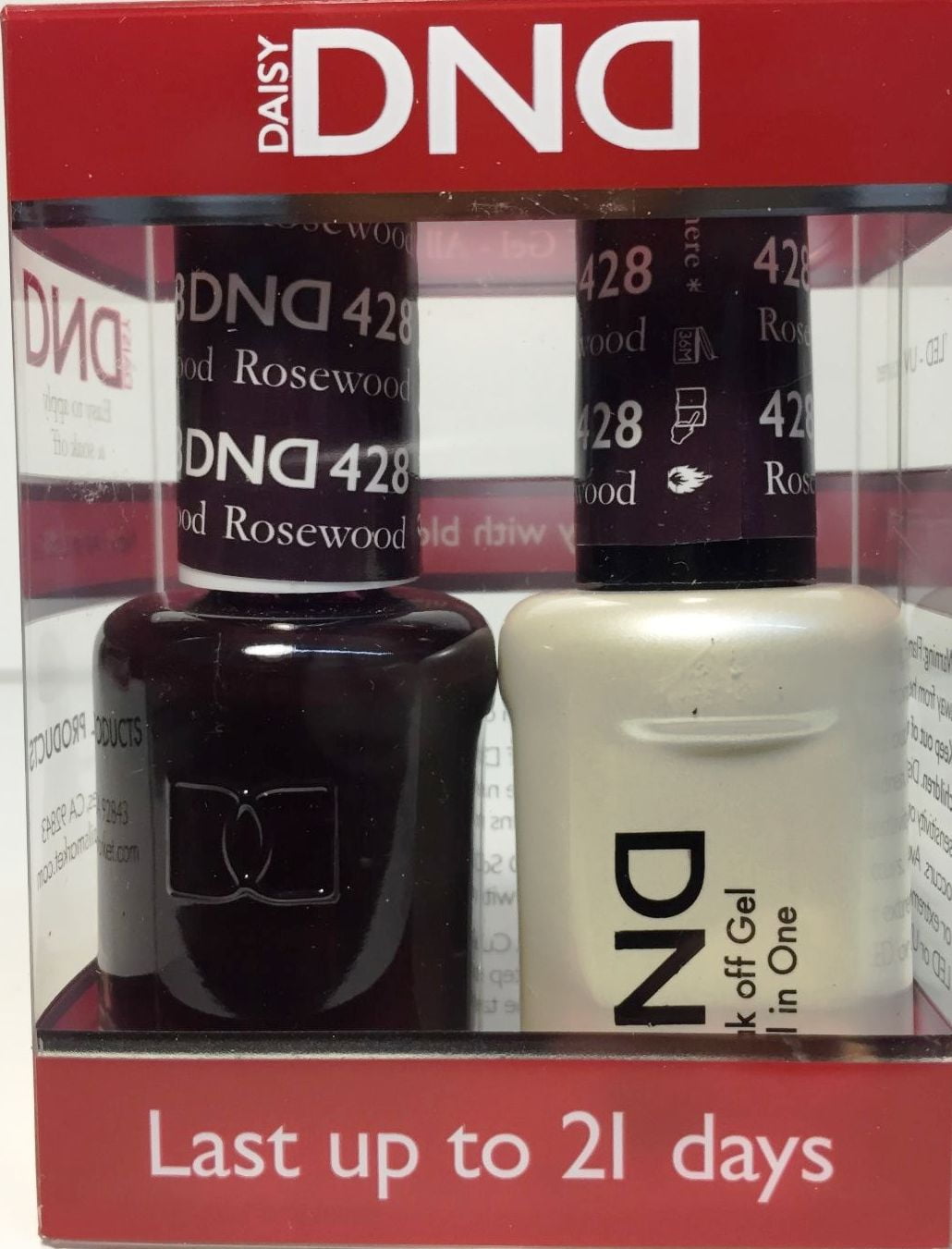 DND Gel Nail Polish & Matching Lacquer Set, UV/LED Lamp Required (428 ...